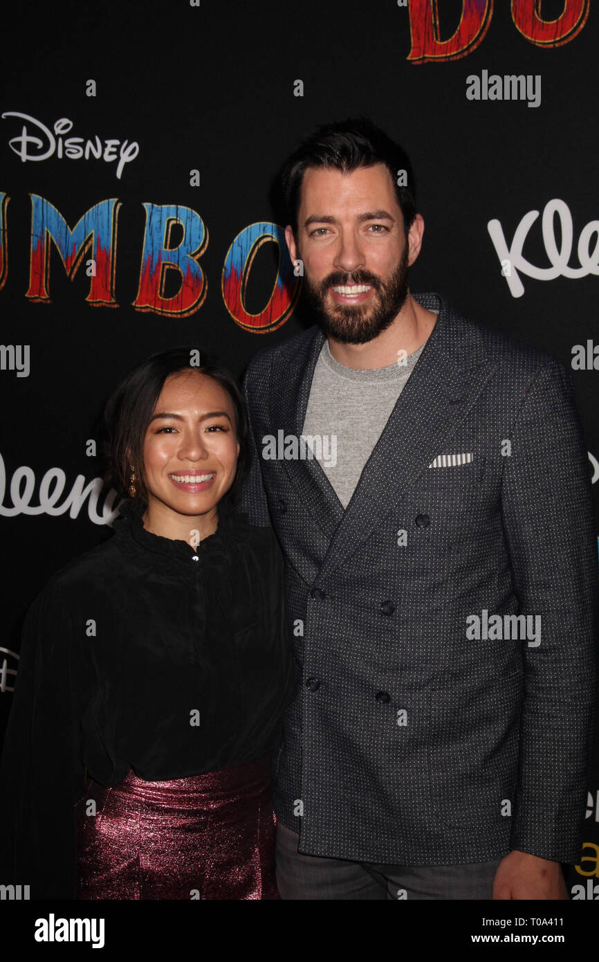 Linda Phan, Drew Scott 03/11/2019 The World Premiere of "Dumbo" held at ...