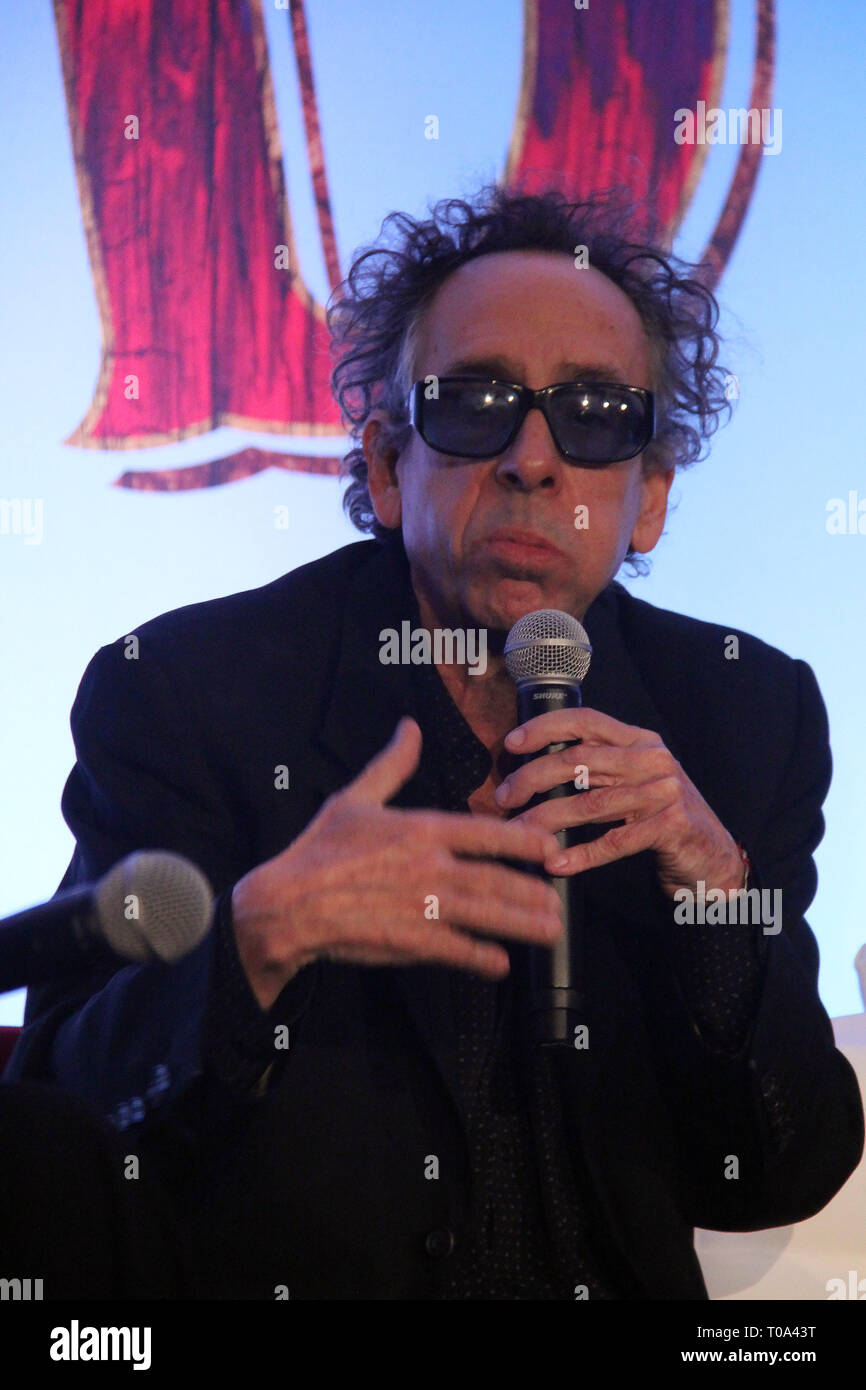 Tim Burton 03/10/2019 “Dumbo” Press Conference held at The Beverly ...