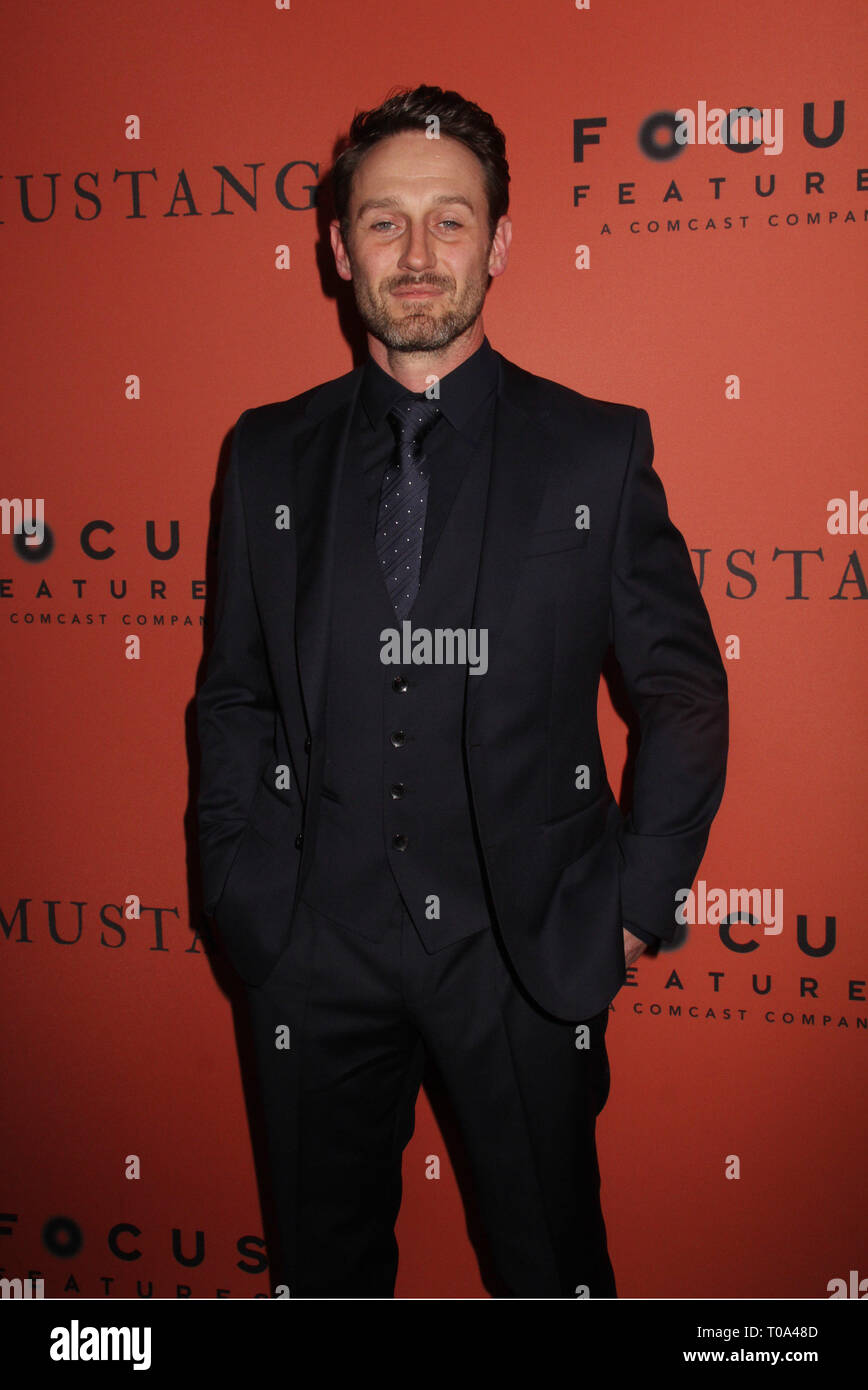 Josh Stewart 03/12/2019 The Special Screening of "The Mustang" held at ...