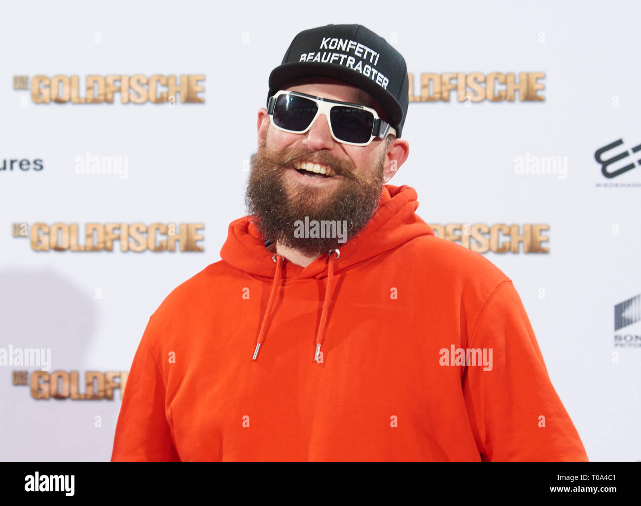 Berlin, Germany. 18th Mar, 2019. Rapper Mc Fitti comes to the UCI Luxe ...