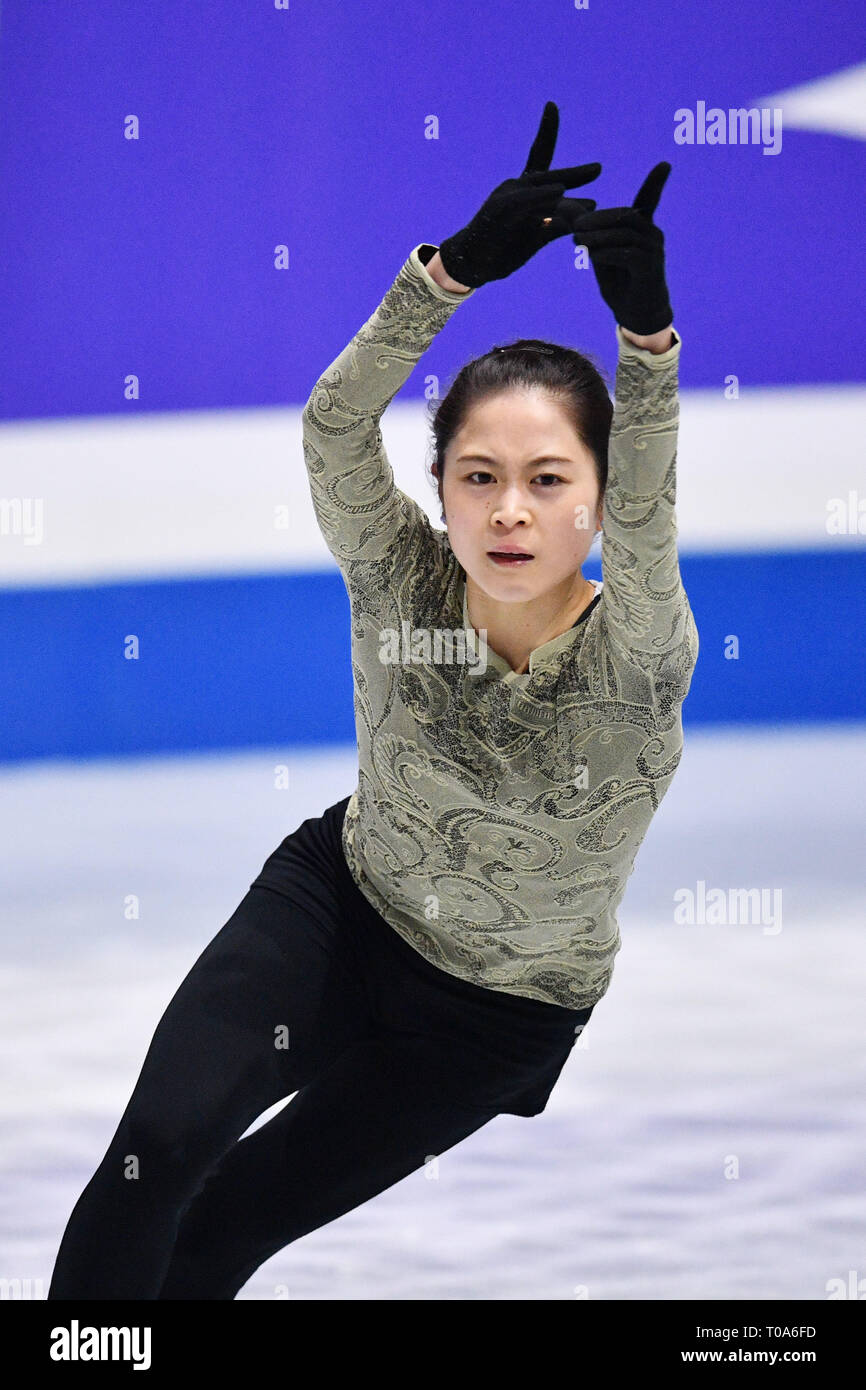 Saitama, Japan. 19th Mar, 2019. Satoko Miyahara (JPN) Figure Skating ...