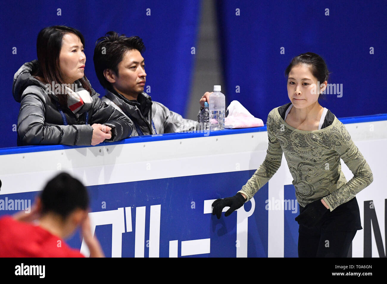 Saitama, Japan. 19th Mar, 2019. (L-R) Mie Hamada, Yamato Tamura, Satoko ...