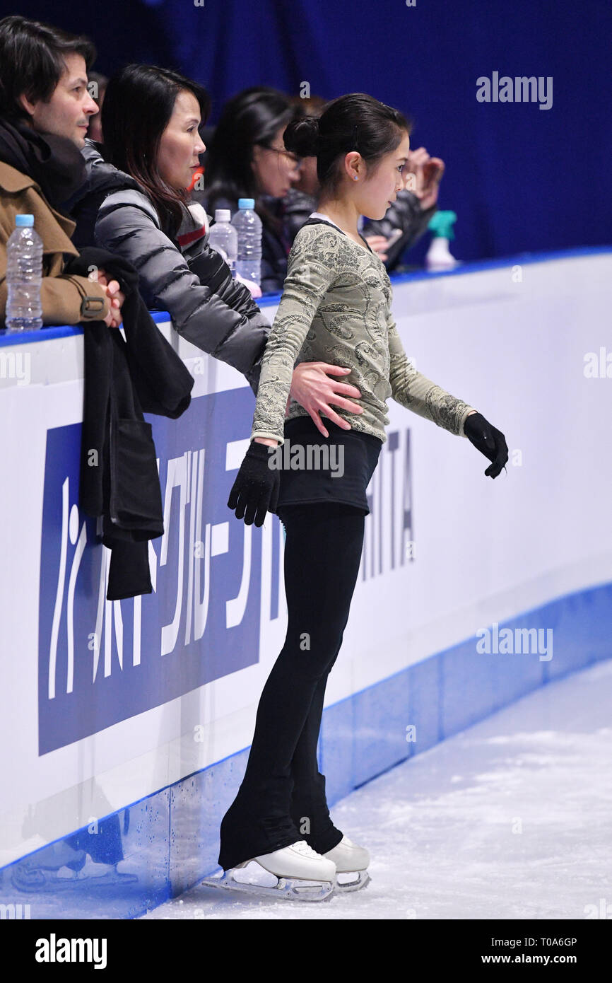 Saitama, Japan. 19th Mar, 2019. (L-R) Mie Hamada, Satoko Miyahara (JPN ...