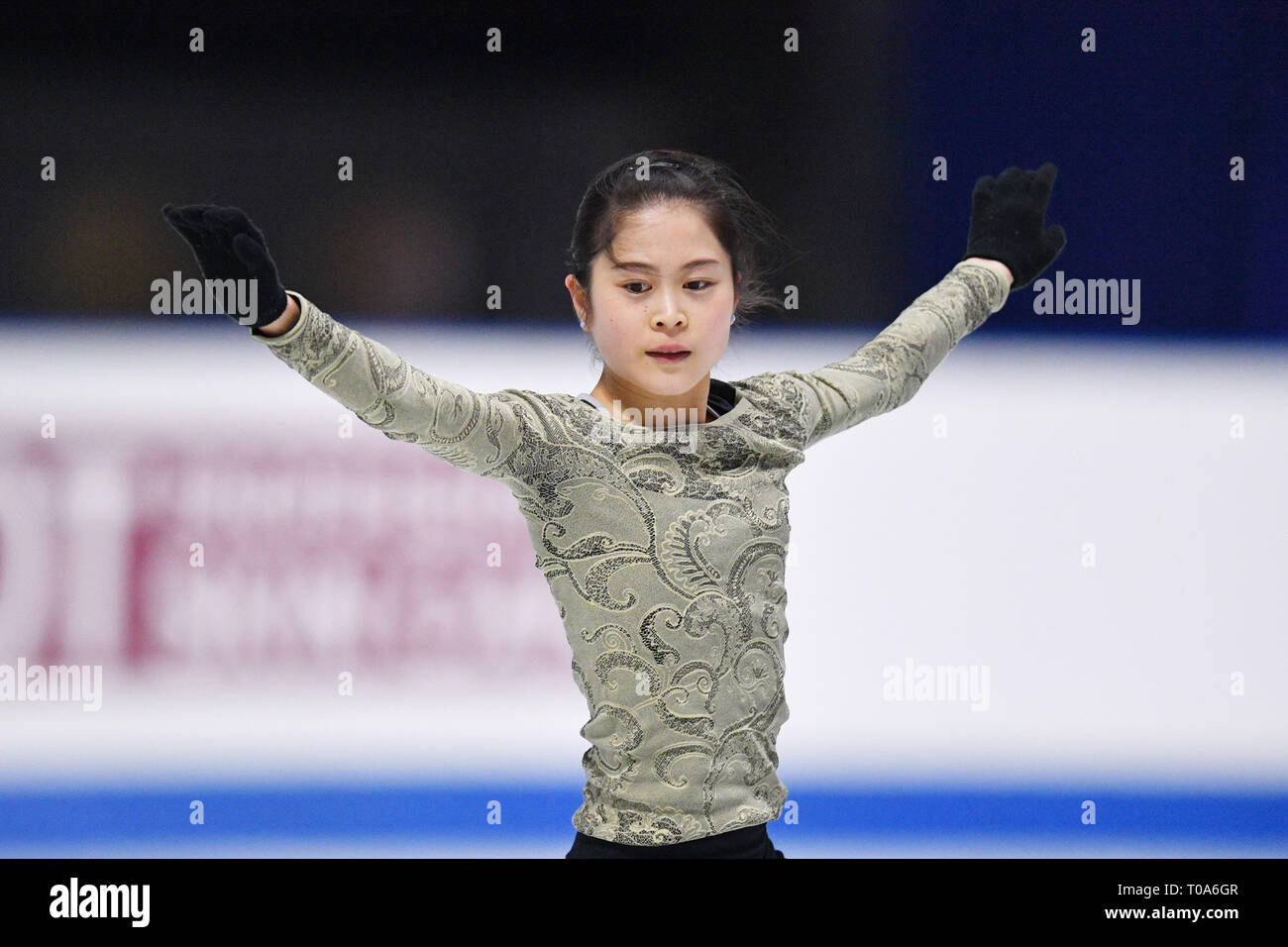 Saitama, Japan. 19th Mar, 2019. Satoko Miyahara (JPN) Figure Skating ...