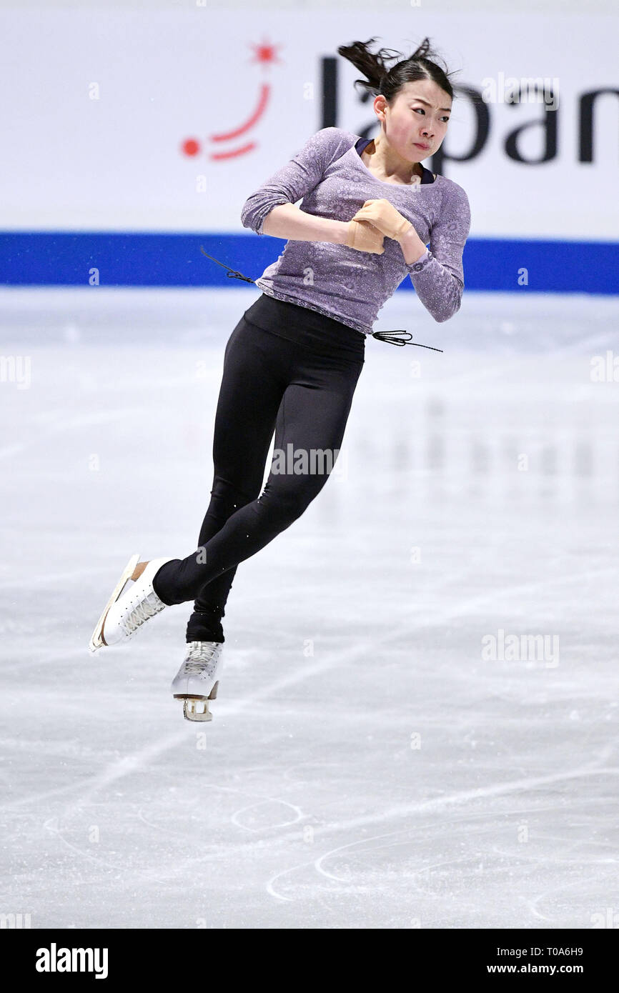 Saitama, Japan. 19th Mar, 2019. Rika Kihira (JPN) Figure Skating ...