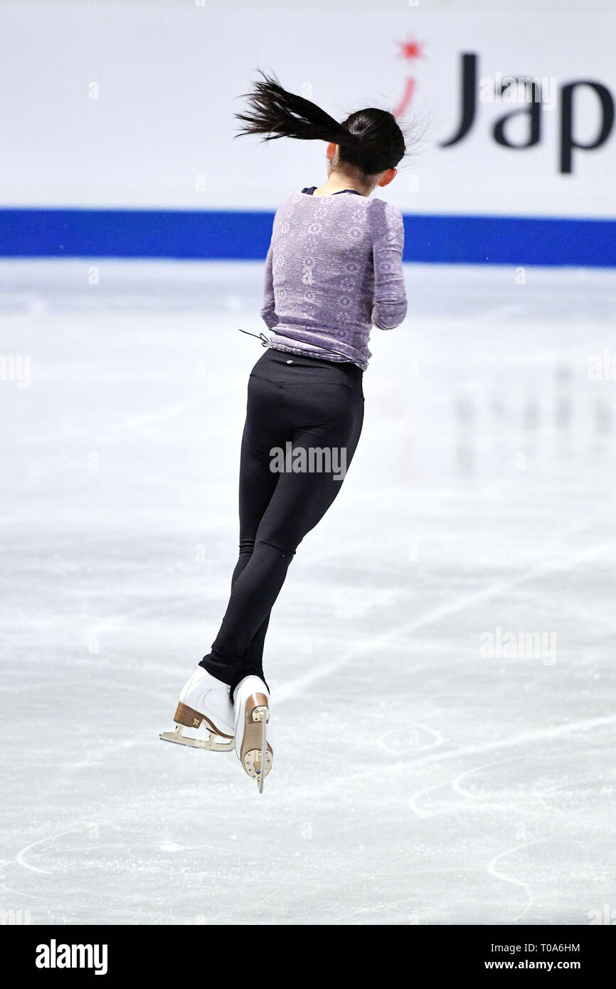 Saitama, Japan. 19th Mar, 2019. Rika Kihira (JPN) Figure Skating ...
