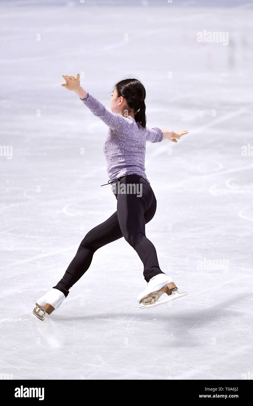 Saitama, Japan. 19th Mar, 2019. Rika Kihira (JPN) Figure Skating ...