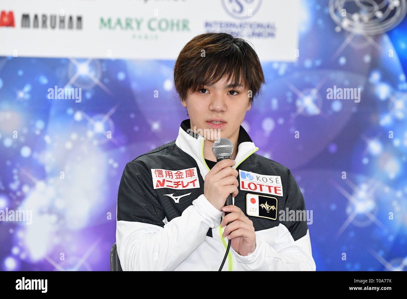 Saitama, Japan. 19th Mar, 2019. Shoma Uno (JPN) Figure Skating : ISU ...
