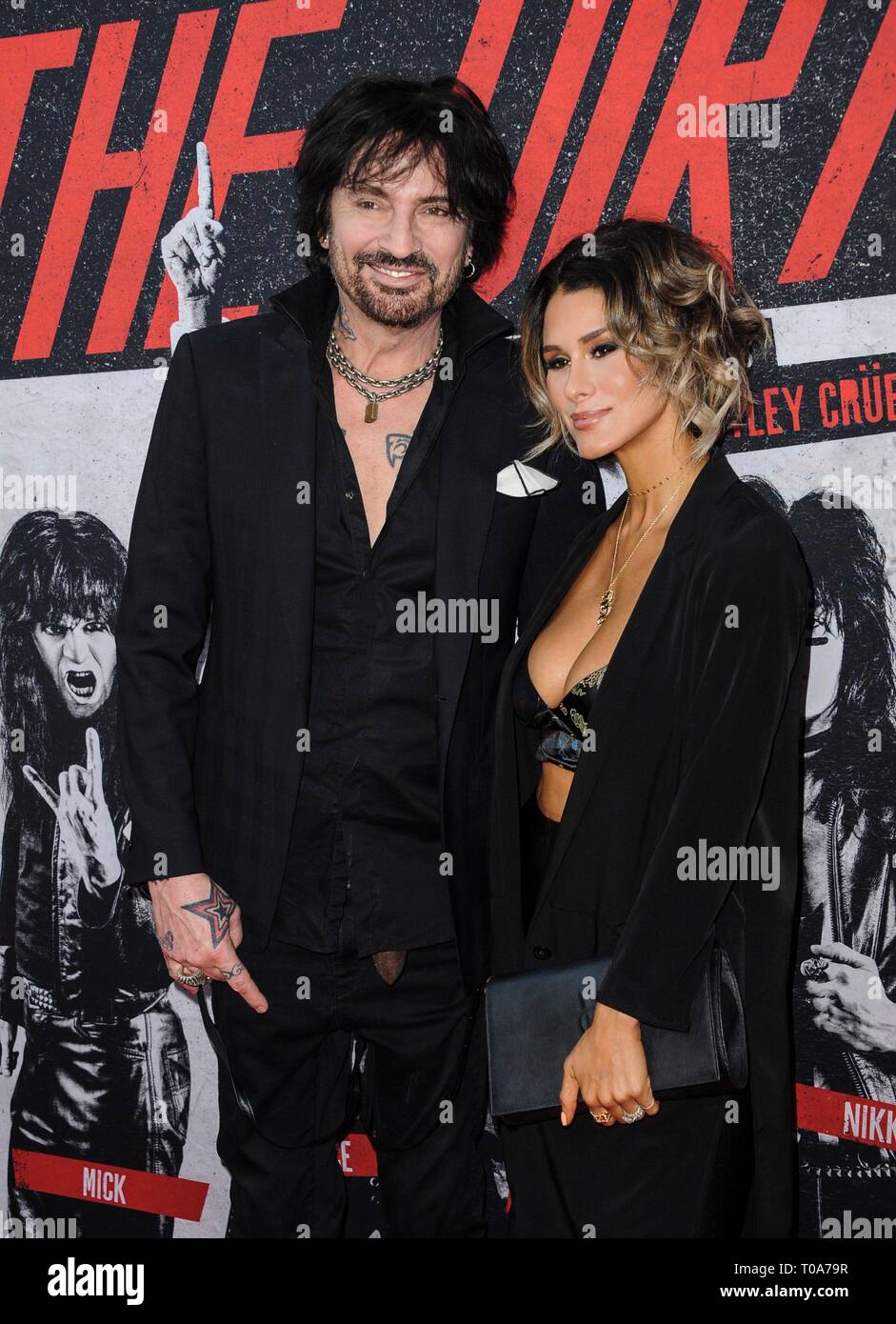 Los Angeles, CA, USA. 18th Mar, 2019. Tommy Lee, Brittany Furlan at ...