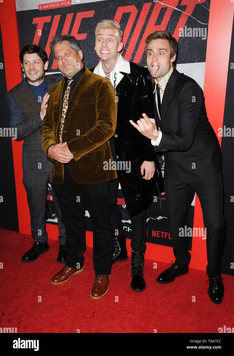 Los Angeles, CA, USA. 18th Mar, 2019. Iwan Rheon, Jeff Tremaine, Colson ...