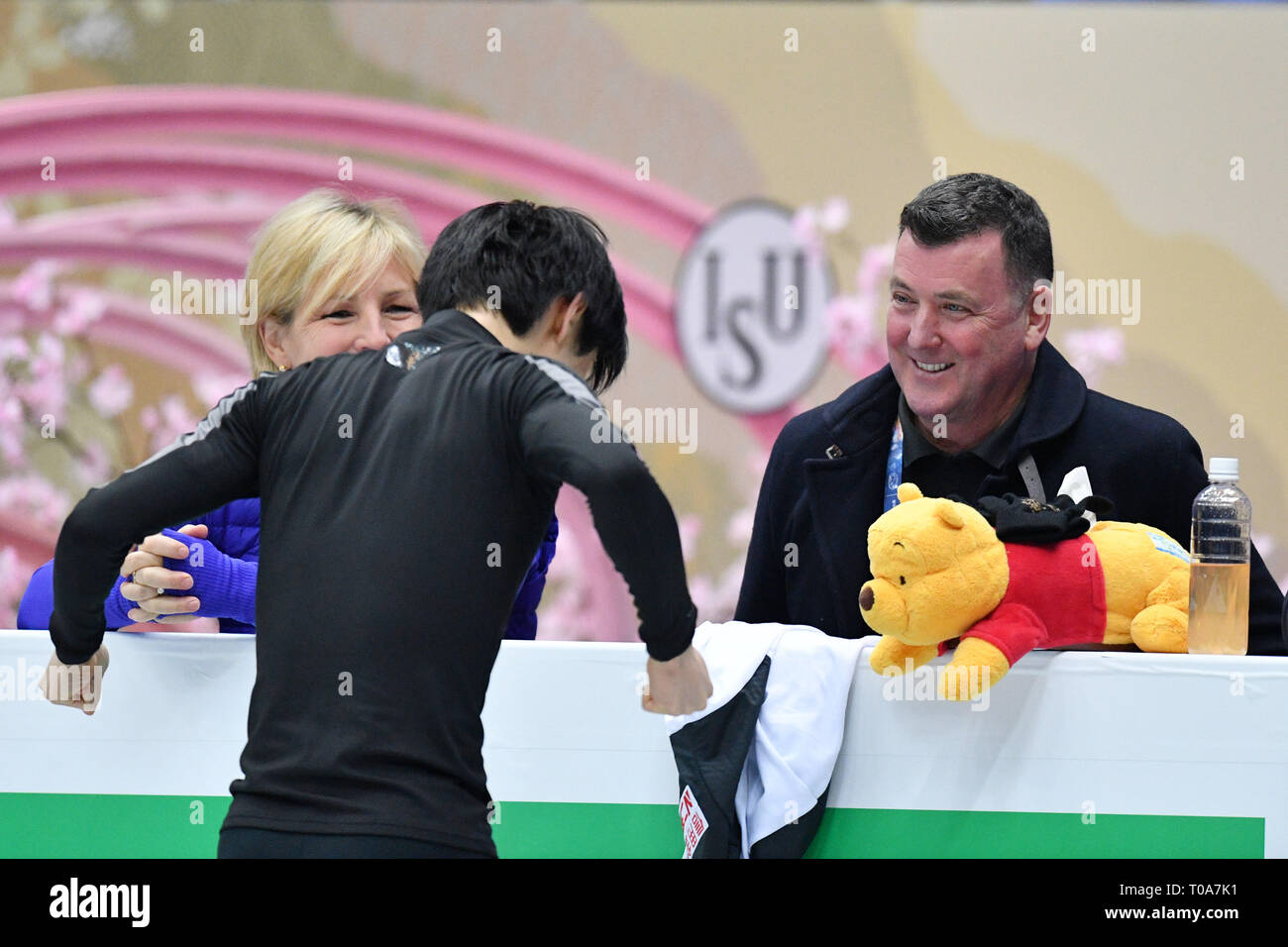 L R Yuzuru Hanyu Brian Orser High Resolution Stock Photography and ...