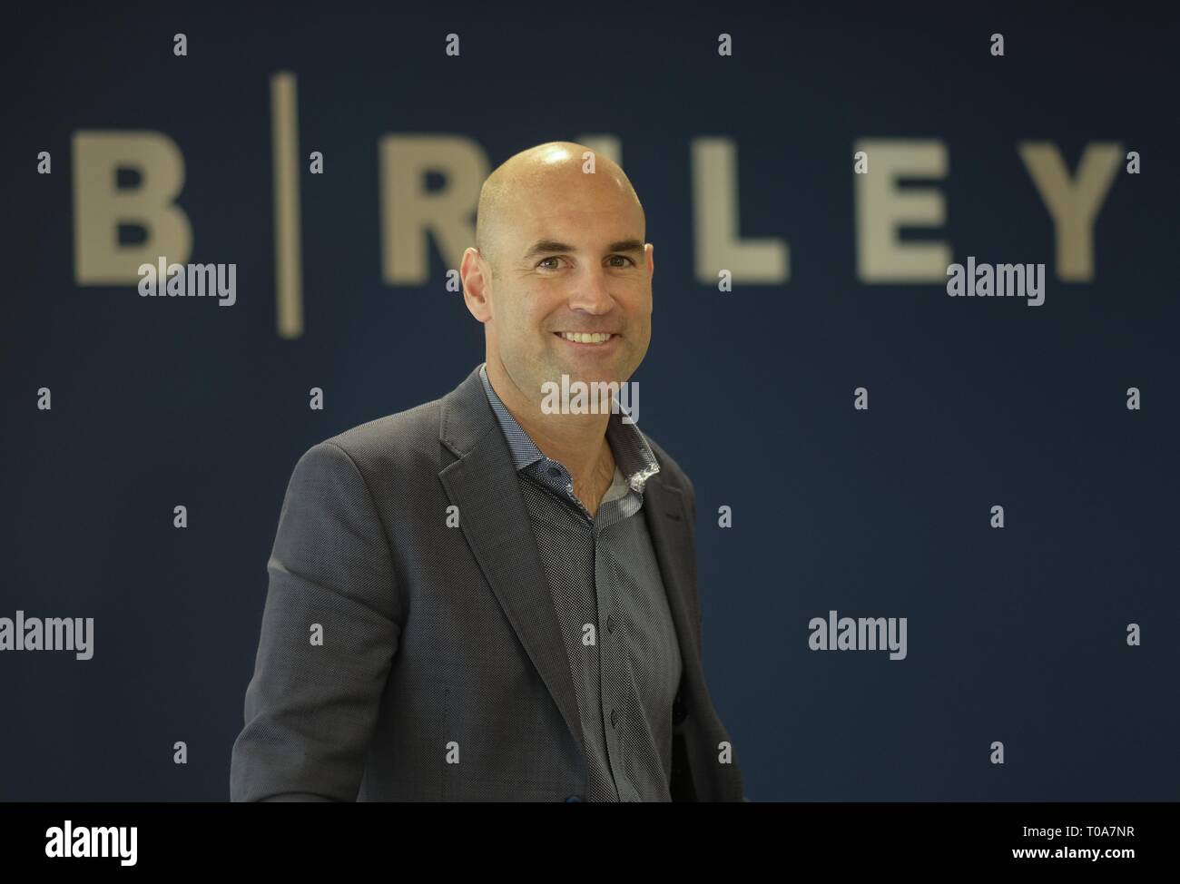 Los Angeles, California, USA. 12th Feb, 2019. Andy Moore, CEO of B ...