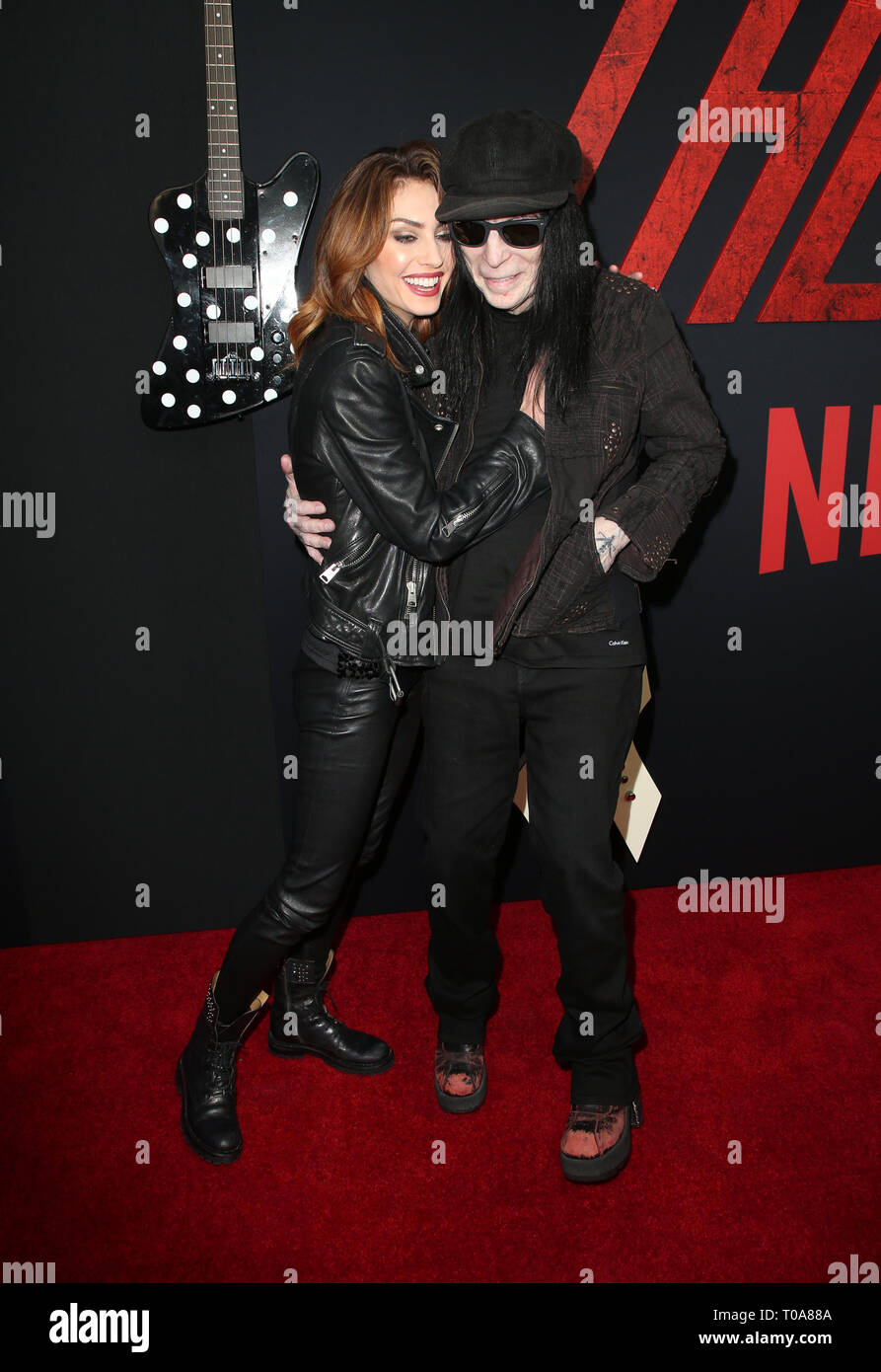 Los Angeles, Ca, USA. 18th Mar, 2019.Seraina Schönenberger, Mick Mars ...