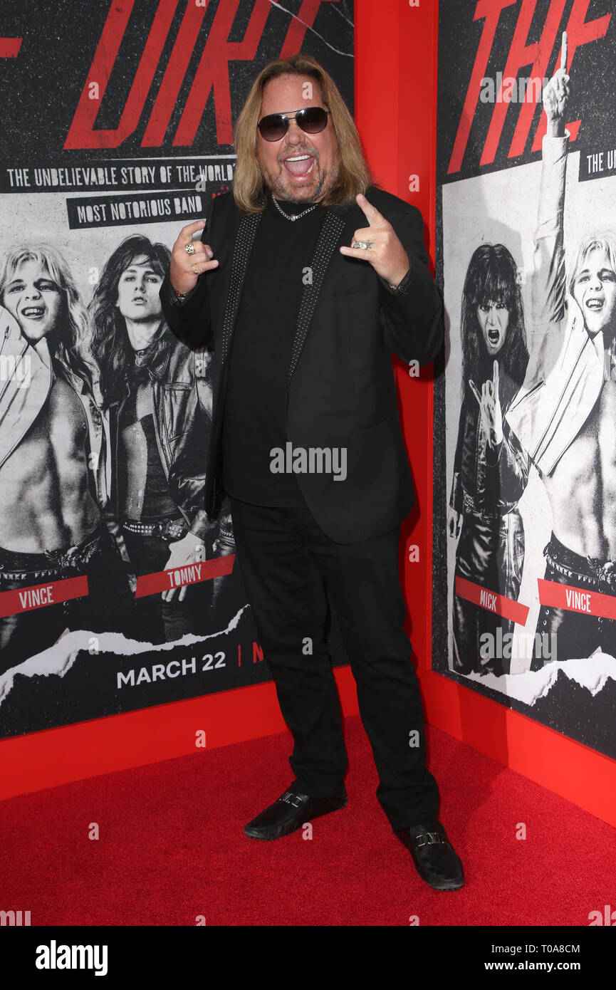 Los Angeles, Ca, USA. 18th Mar, 2019.Vince Neil, at the NETFLIX ...