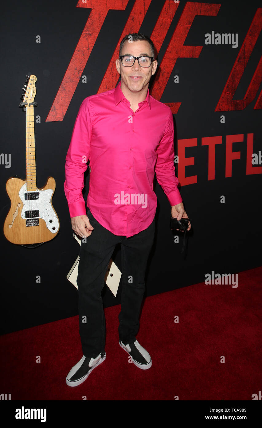 Los Angeles, Ca, USA. 18th Mar, 2019. Steve-O, at the NETFLIX premiere ...
