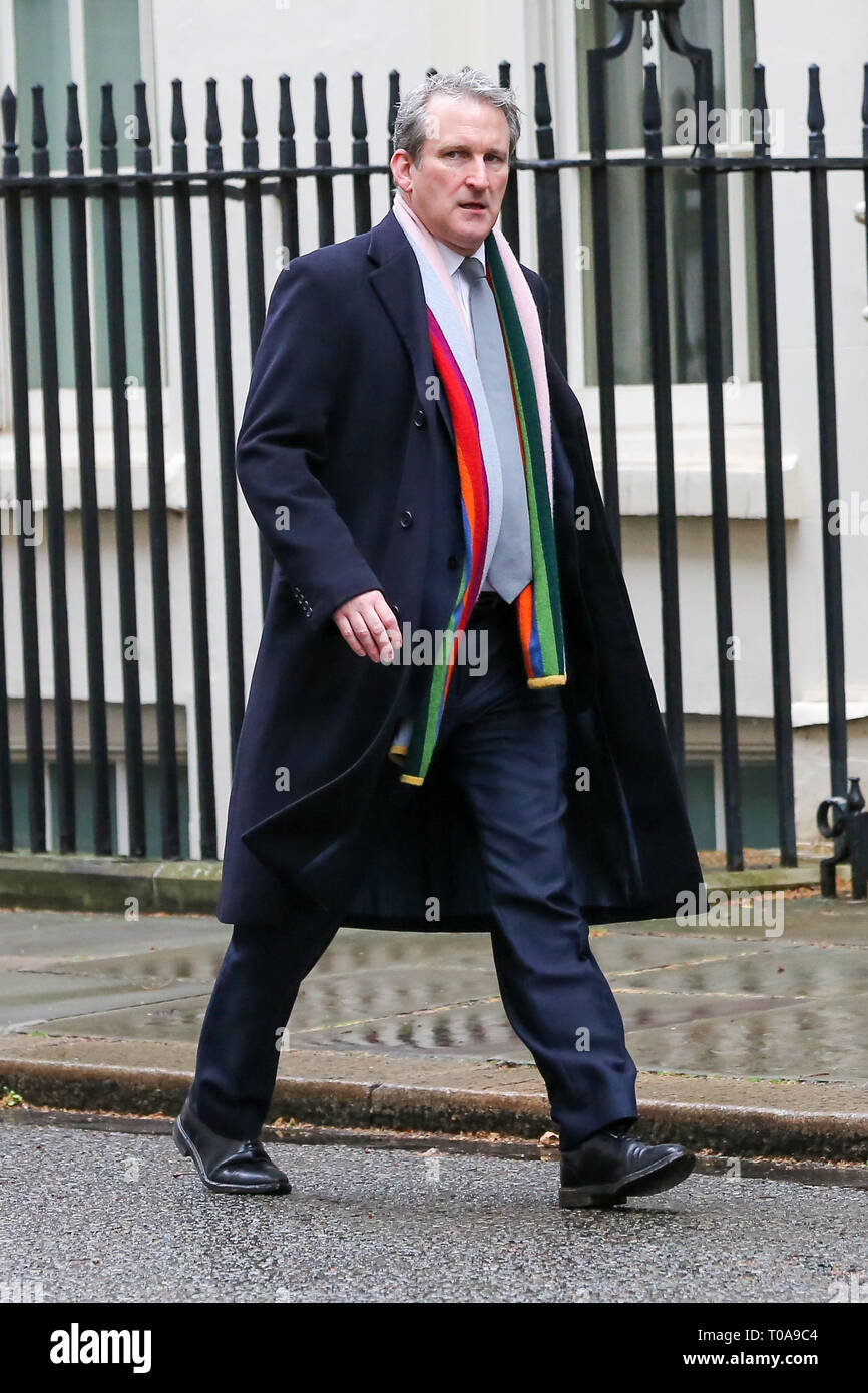 Downing Street, London, UK 19 Mar 2019 - Damian Hinds - Secretary of ...