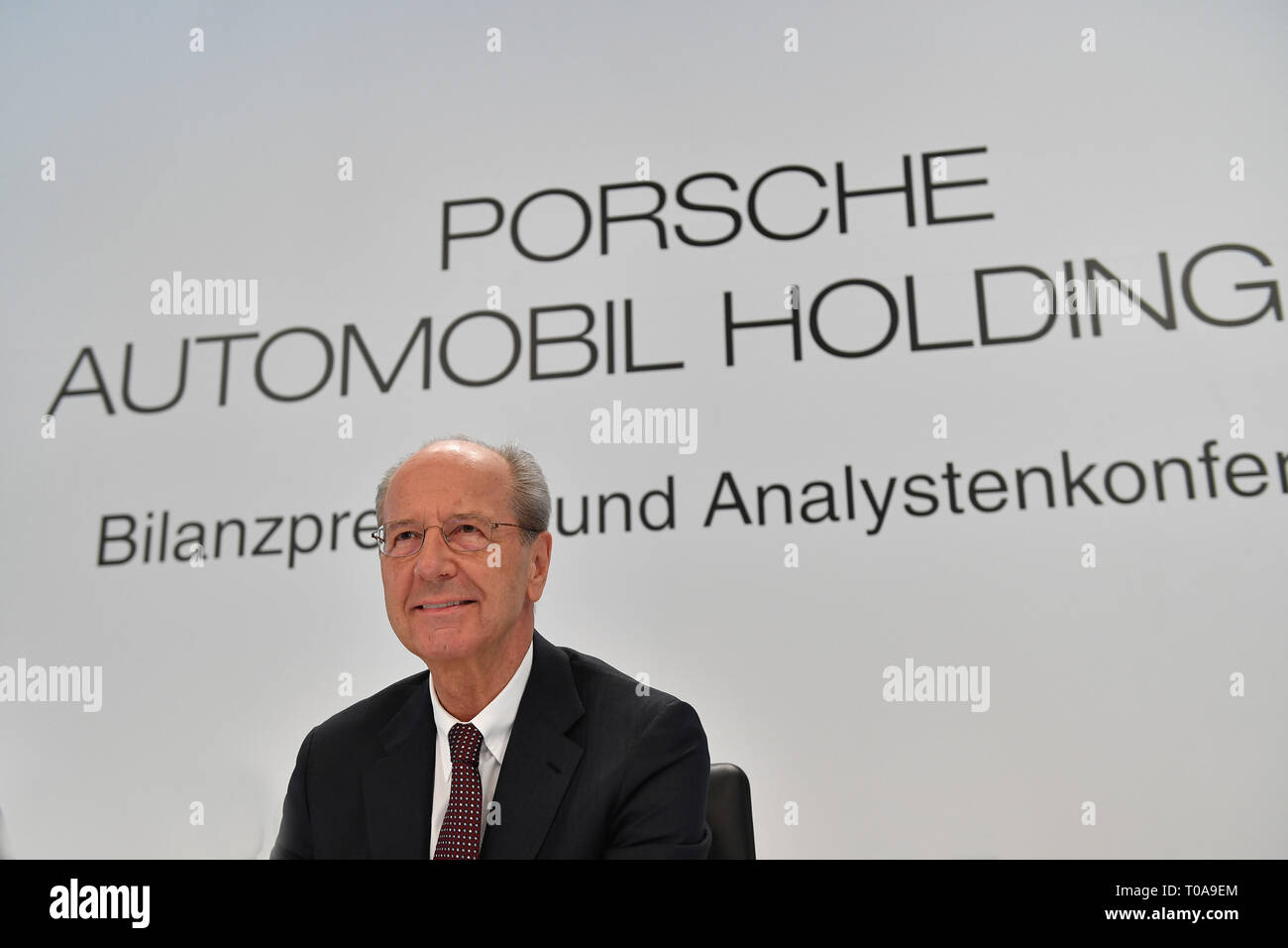 Stuttgart, Deutschland. 19th Mar, 2019. Hans Dieter POETSCH (Chairman ...