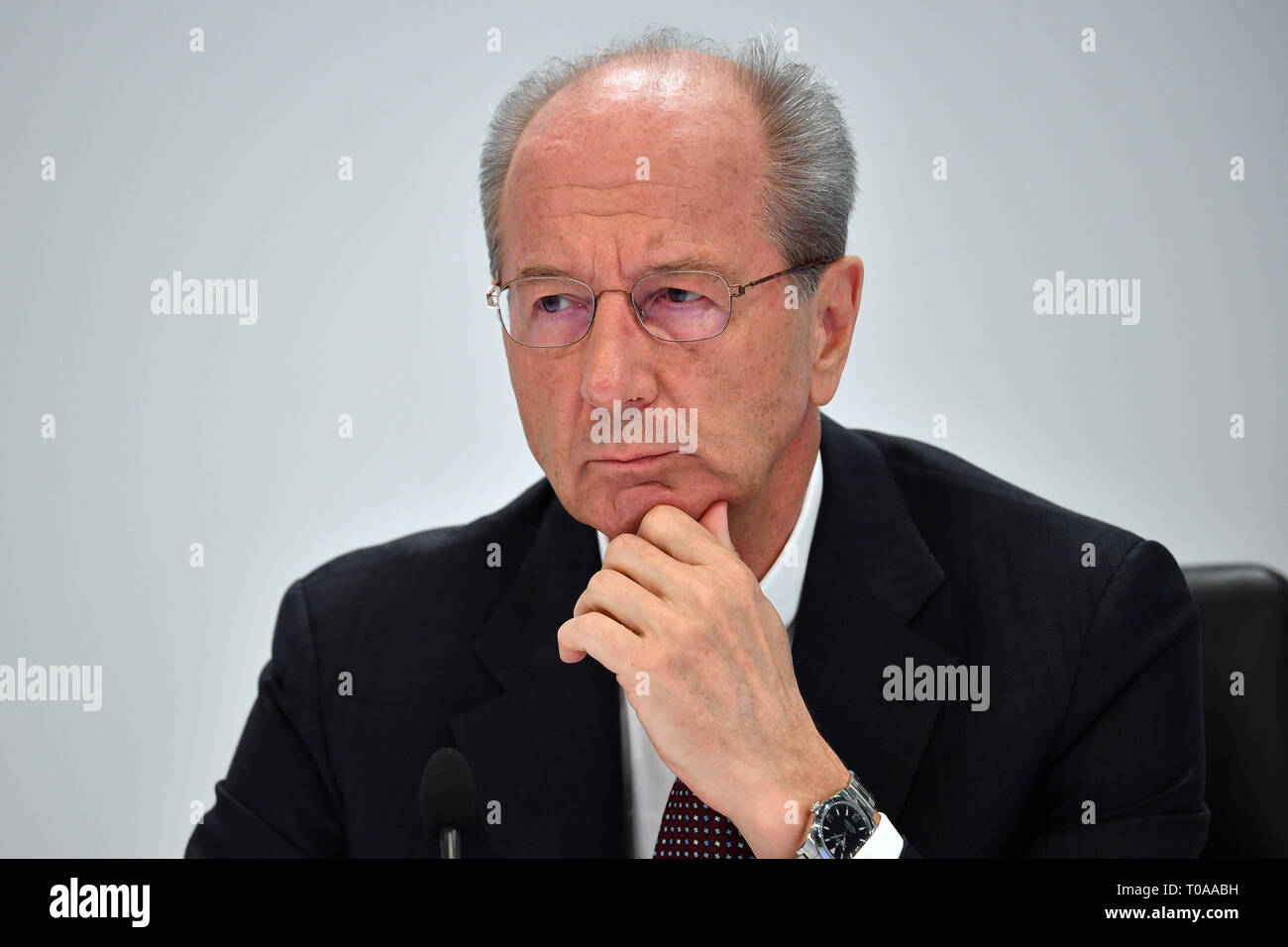Stuttgart, Deutschland. 19th Mar, 2019. Hans Dieter POETSCH (Chief ...