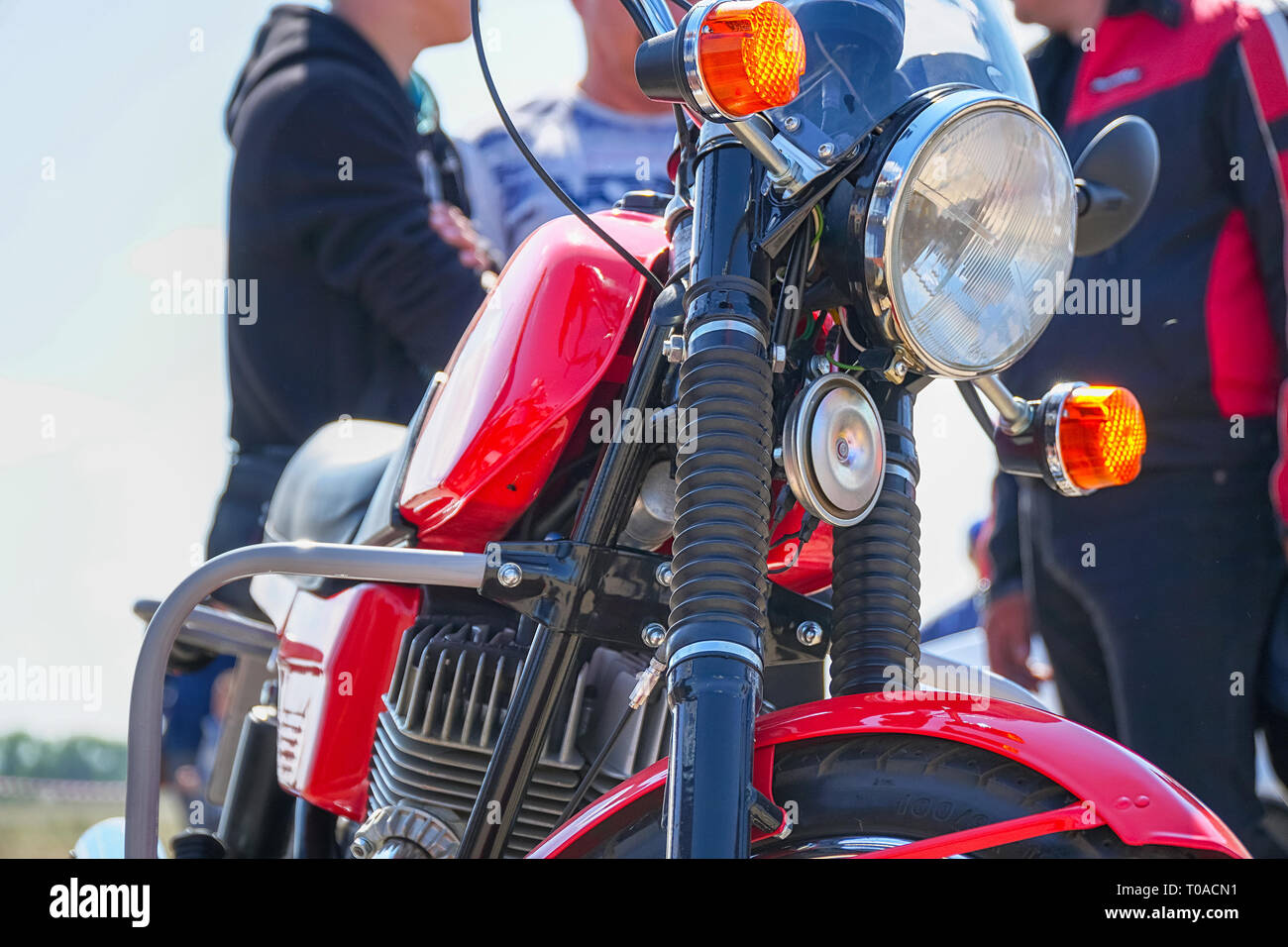 Front View Motorcycle Racer High Resolution Stock Photography and ...