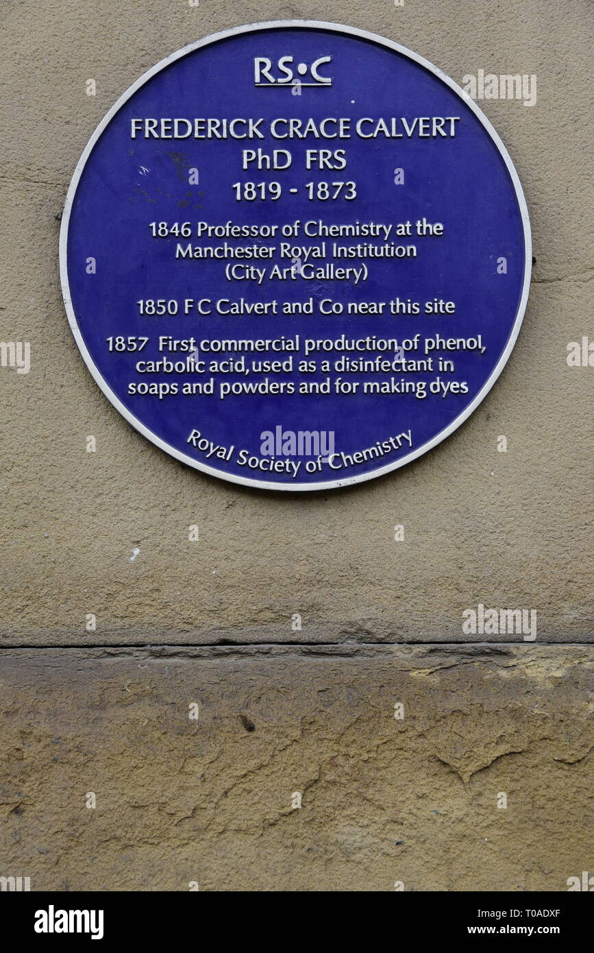 Frederick calvert blue plaque hi-res stock photography and images - Alamy