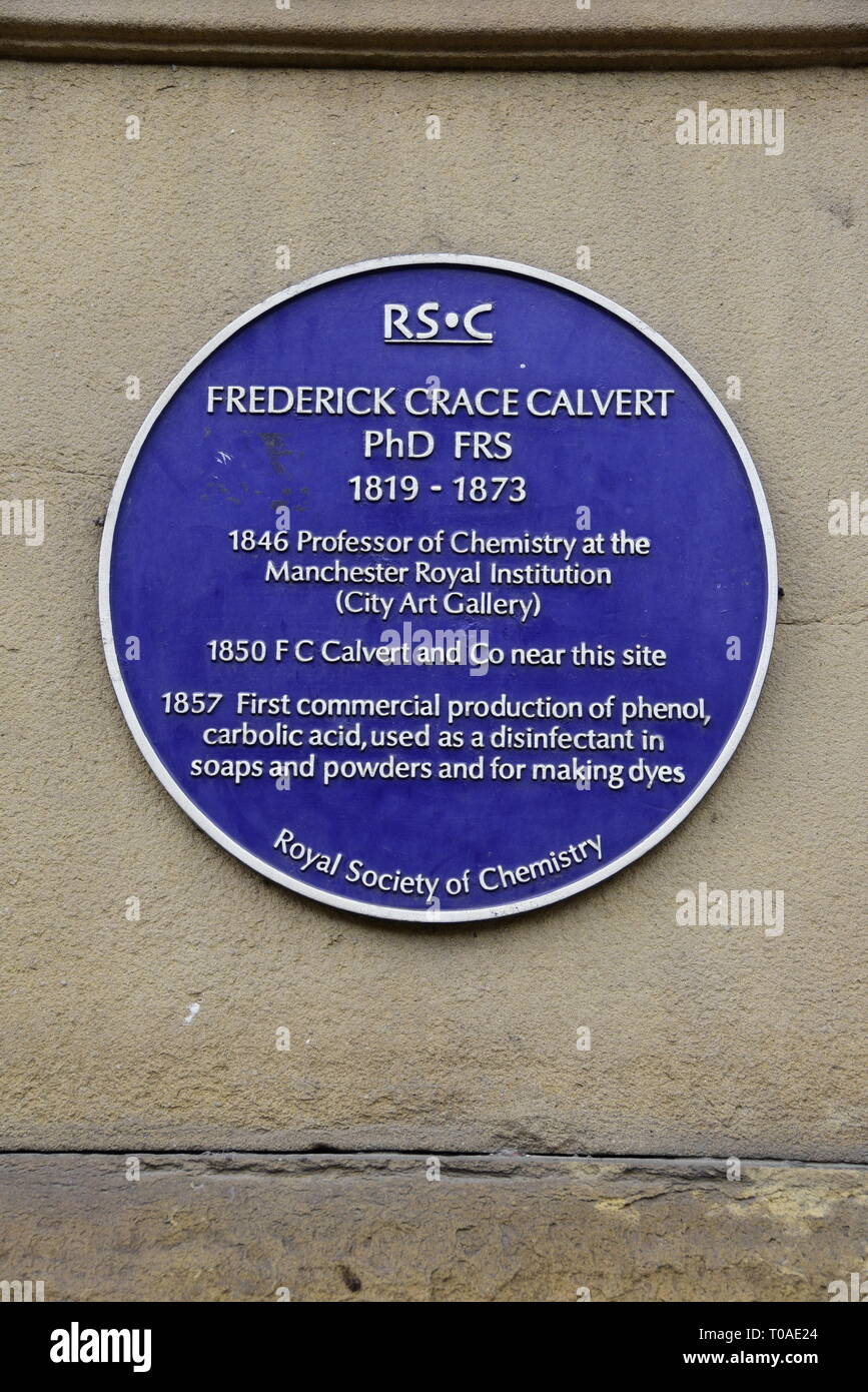 Calvert blue plaque hi-res stock photography and images - Alamy