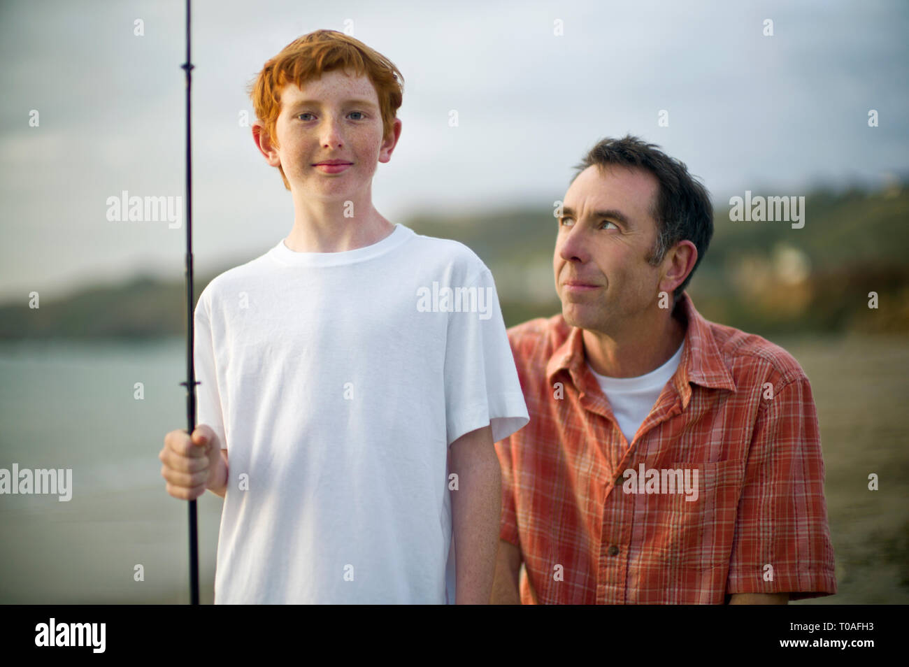 Smiling Boy Man Males Dad Child High Resolution Stock Photography and ...