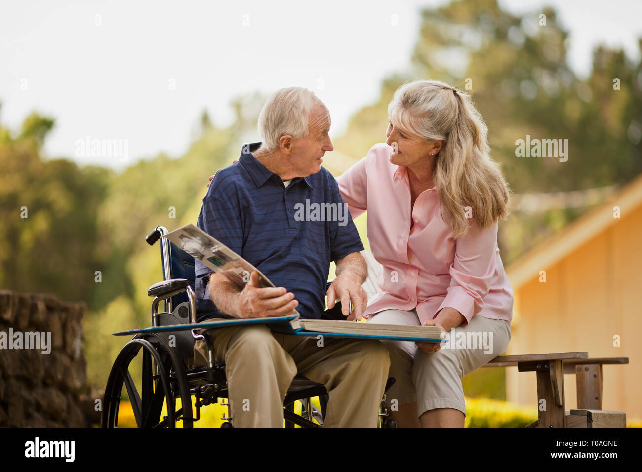 Mature woman photo album hi-res stock photography and images - Alamy