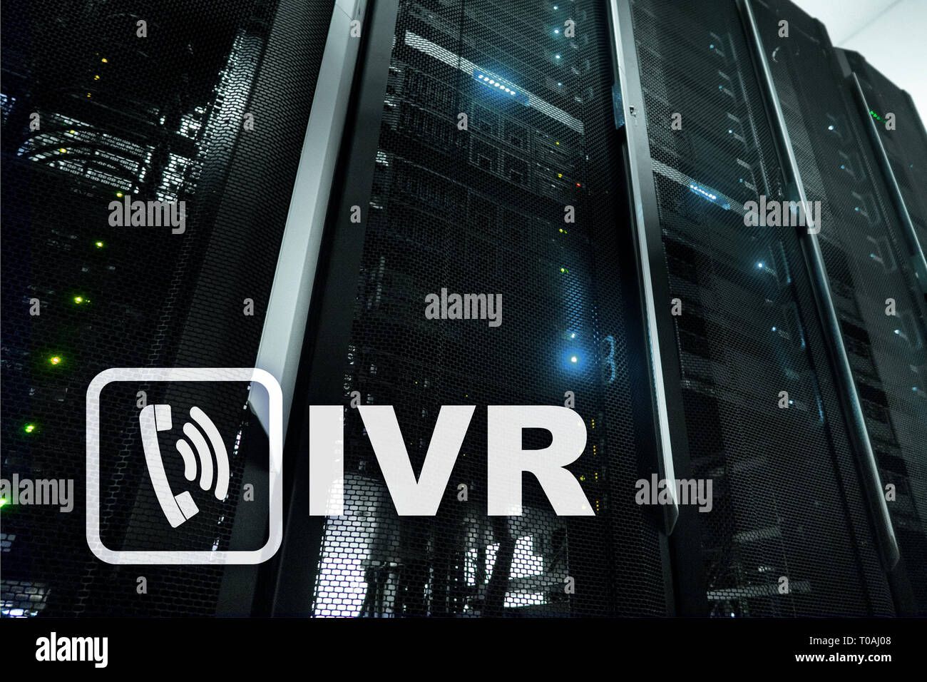 IVR Interactive Voice Response. Call Center Business Concept Stock ...