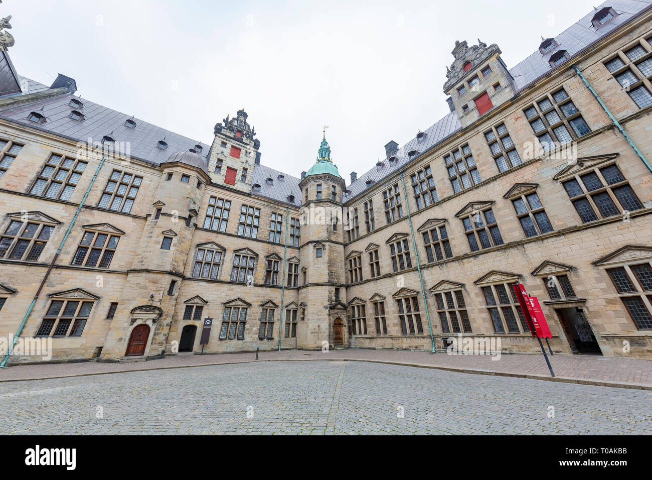 Exterior view of the famous Kronborg Castle at Denmark Stock Photo - Alamy