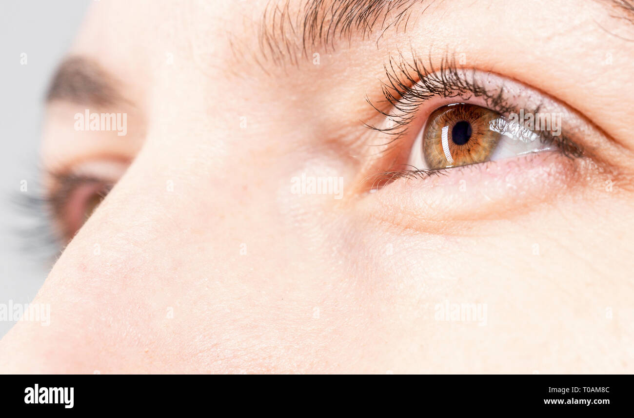 human eyse close-up Stock Photo - Alamy