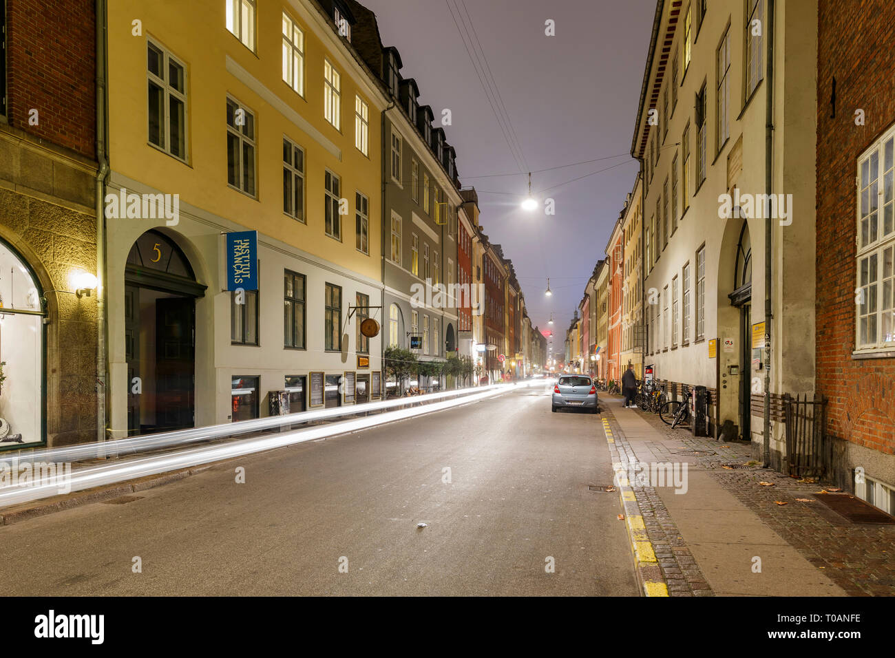 Copenhagen street lights night hi-res stock photography and images - Alamy