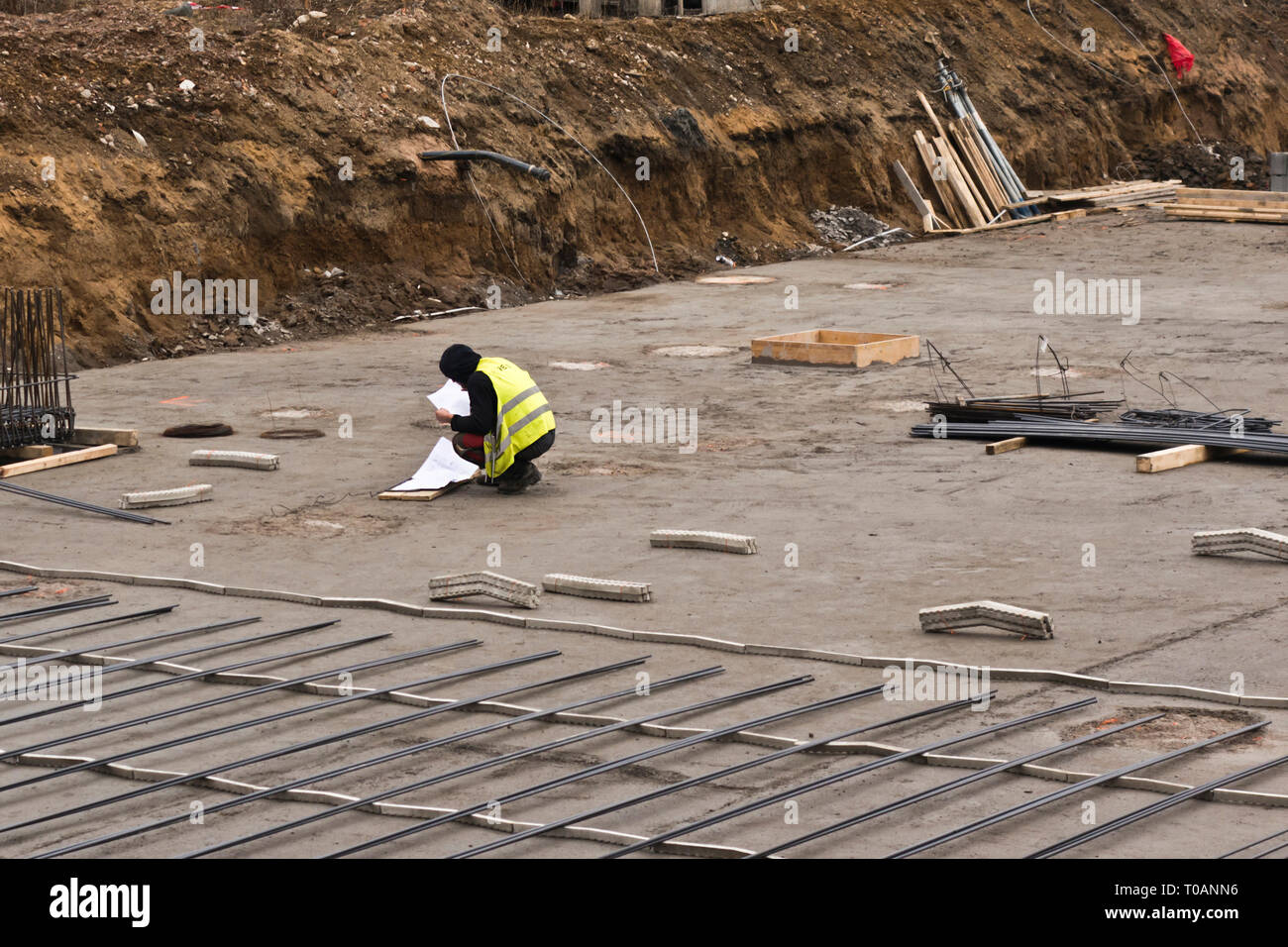Foundation Construction Site High Resolution Stock Photography and ...