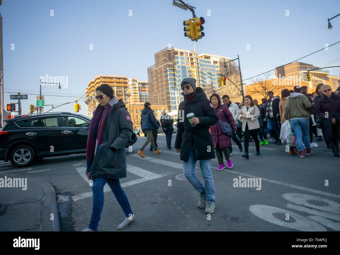 Flushing neighborhood hi-res stock photography and images - Alamy