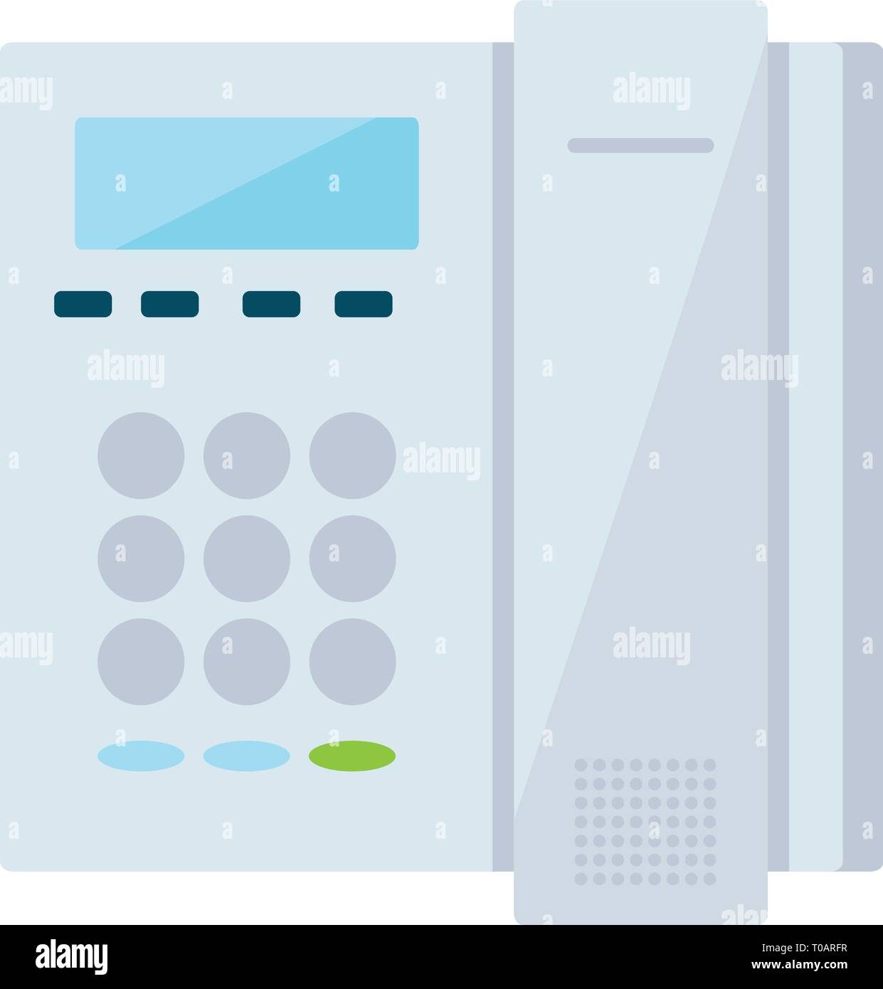 digital telephone office icon vector illustration design Stock Vector ...