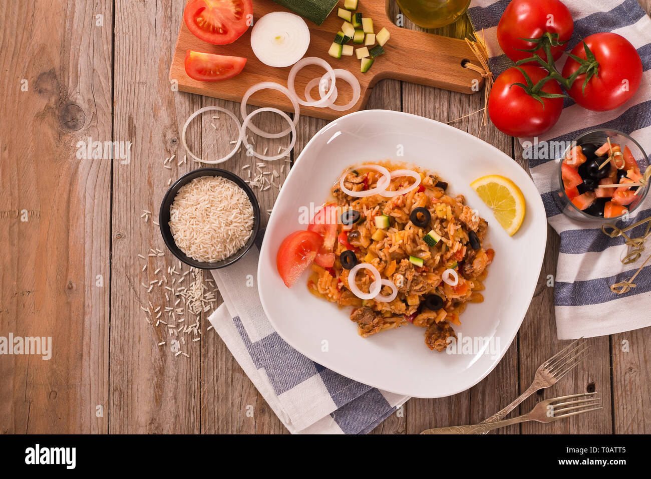Courgette risotto hi-res stock photography and images - Alamy