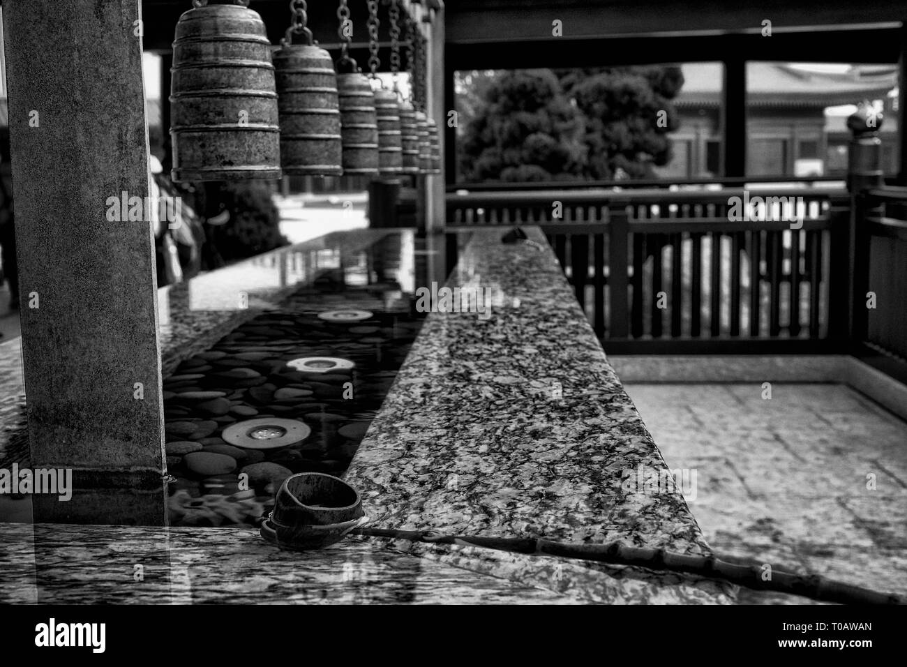 Garden center in water Black and White Stock Photos & Images - Alamy