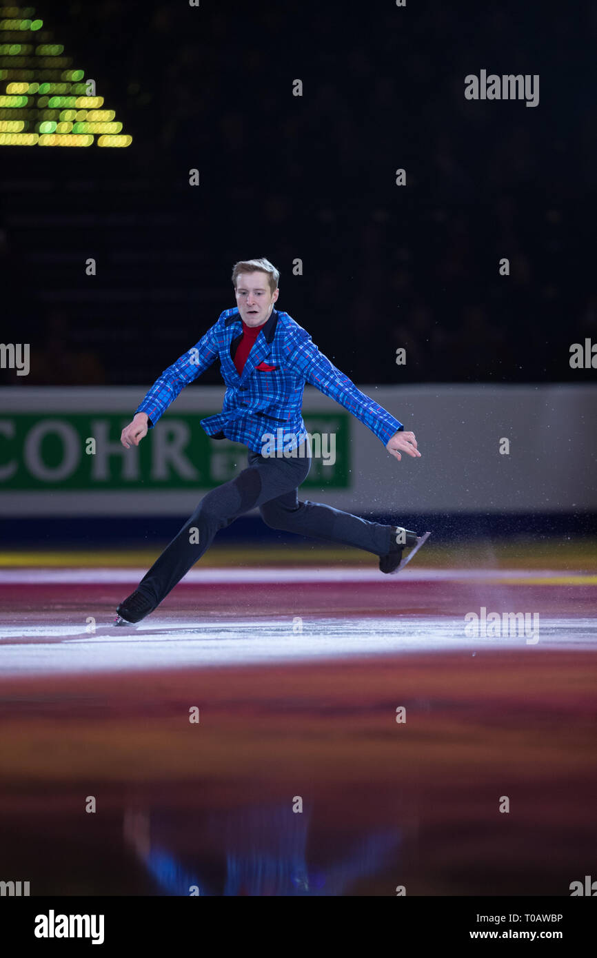 Alexander Samarin from Russia during 2019 European championships Stock ...