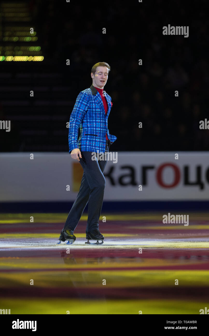 Alexander Samarin from Russia during 2019 European championships Stock ...