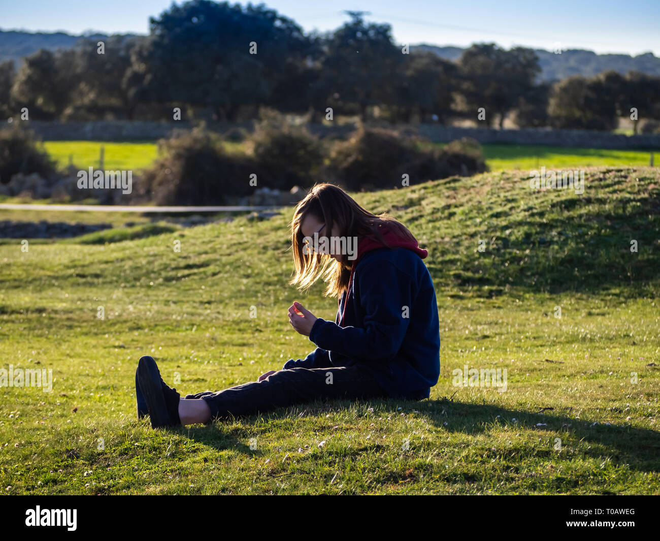 Beautiful woman sunbathing hi-res stock photography and images - Alamy