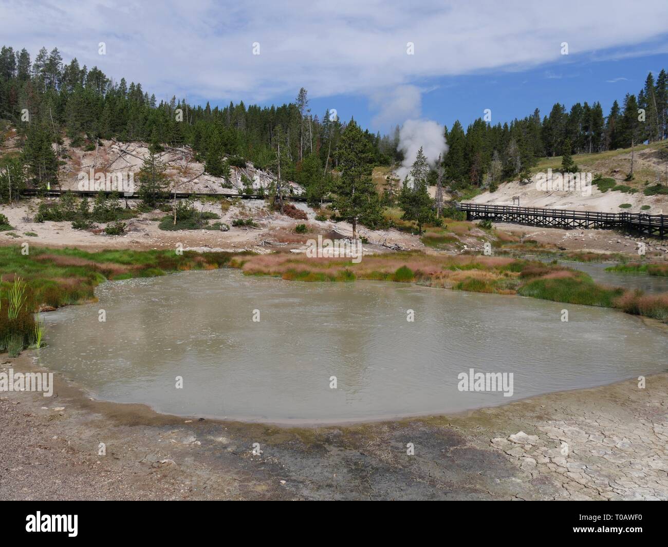 Driving around yellowstone national park hi-res stock photography and ...