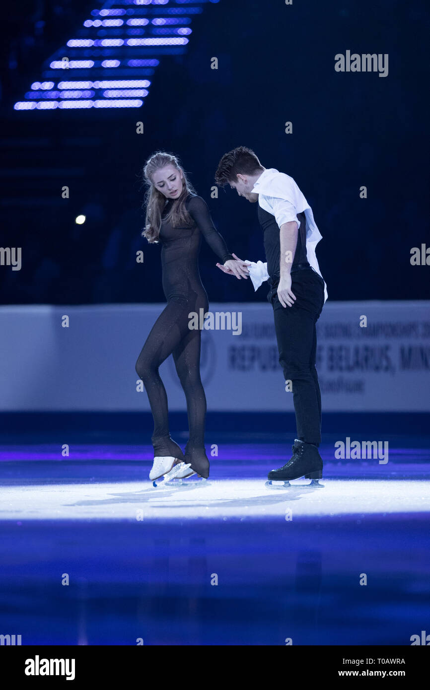 Alexandra Stepanova and Ivan Bukin from Russia during 2019 European ...
