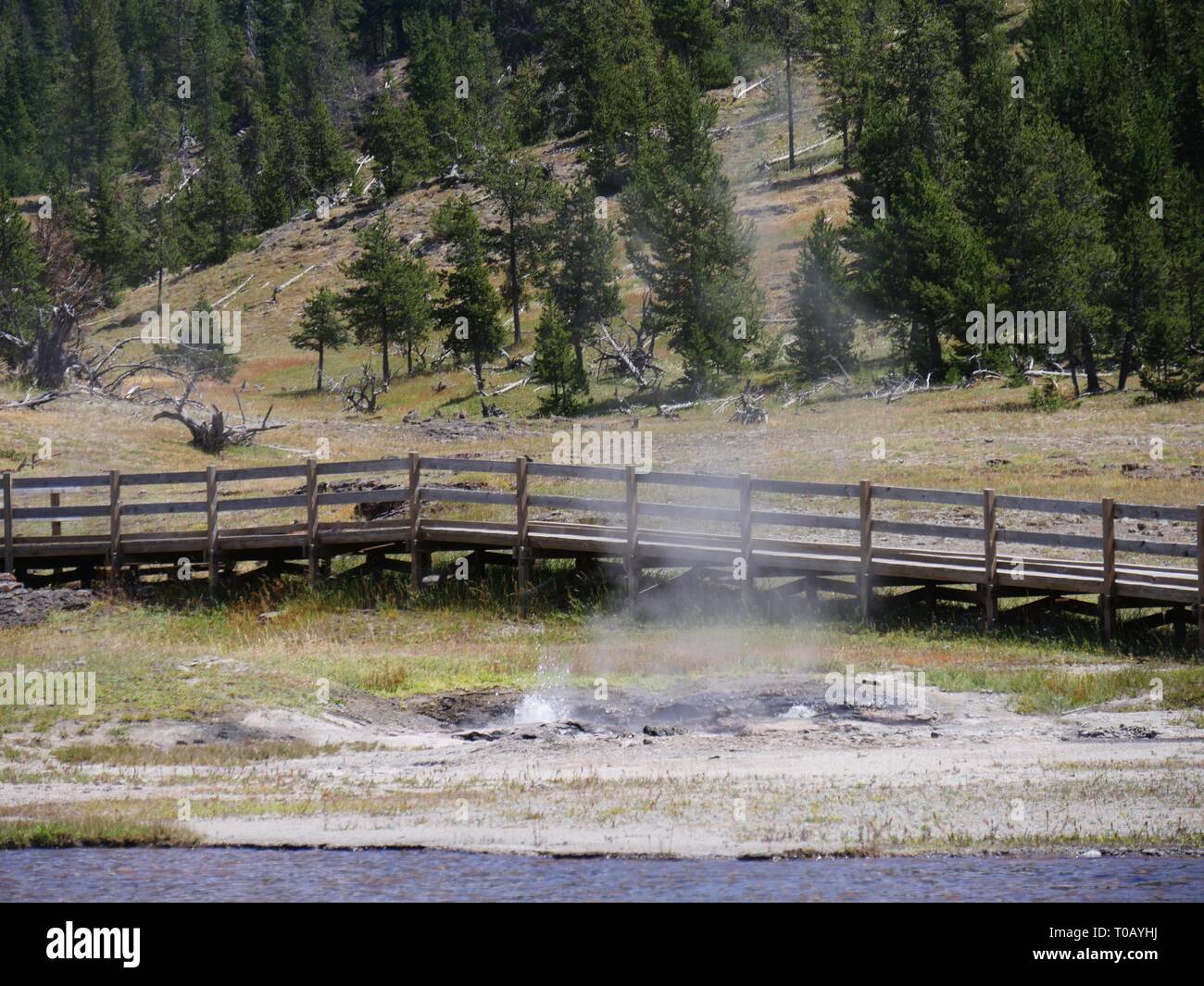 Driving around yellowstone park hi-res stock photography and images - Alamy