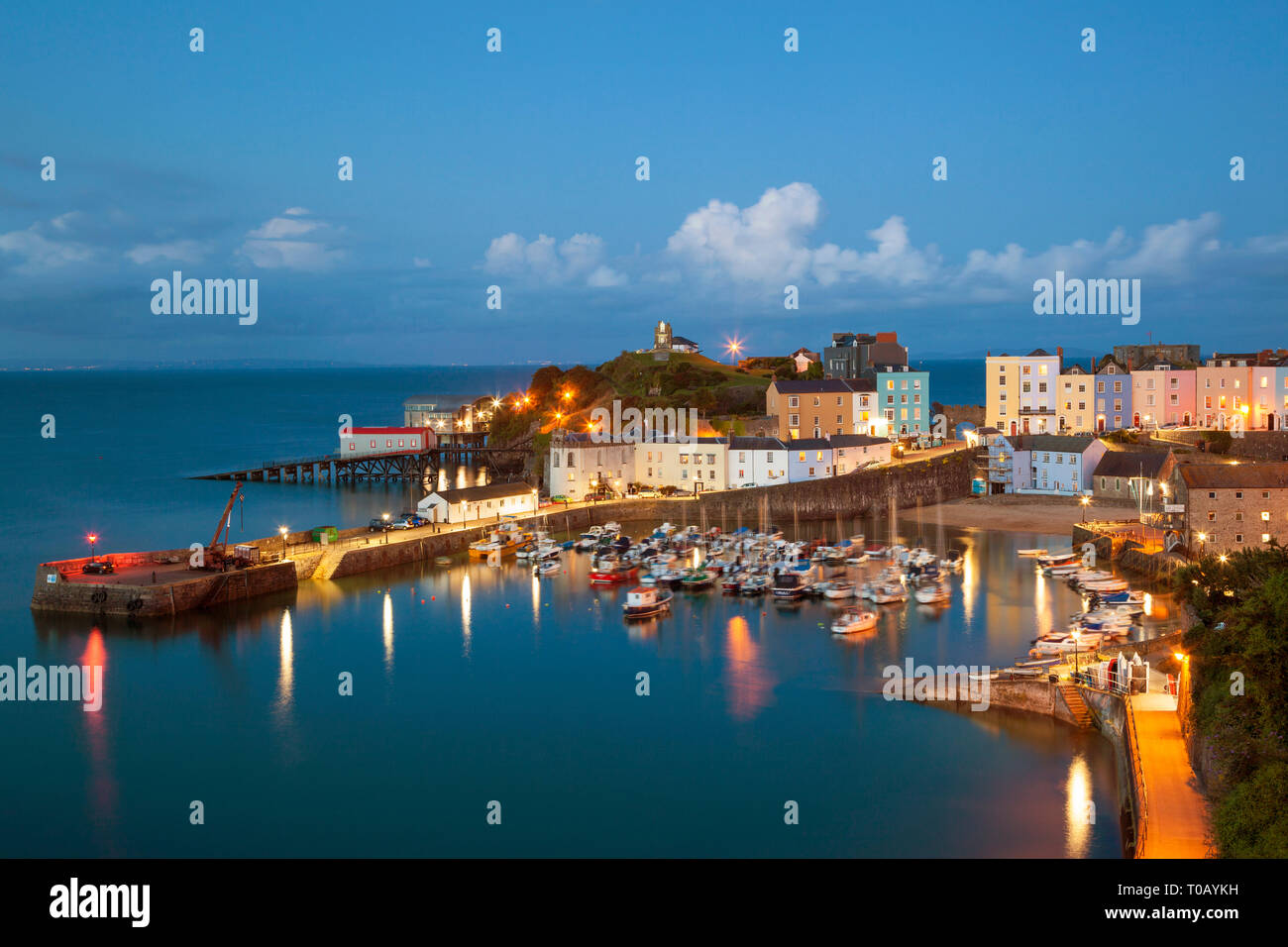 Tenby Harbour, North Beach, Pembrokeshire, West Wales, UK Stock Photo ...