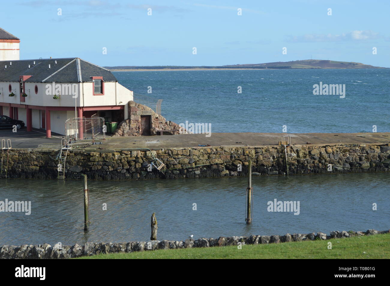 The Harbour at Lower Largo, Fife in mid March sunshine Stock Photo - Alamy