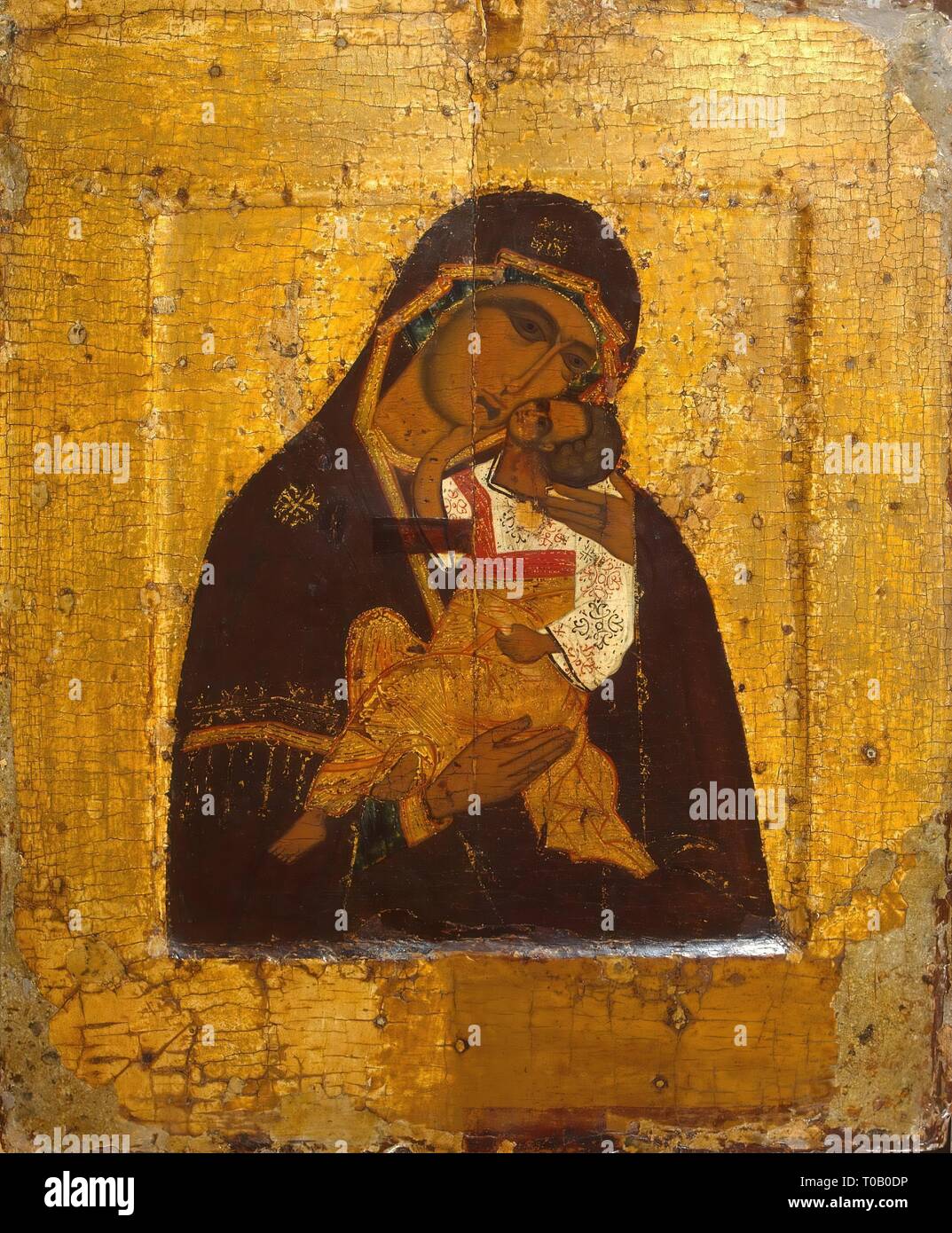 Icon of the virgin eleousa hi-res stock photography and images - Alamy