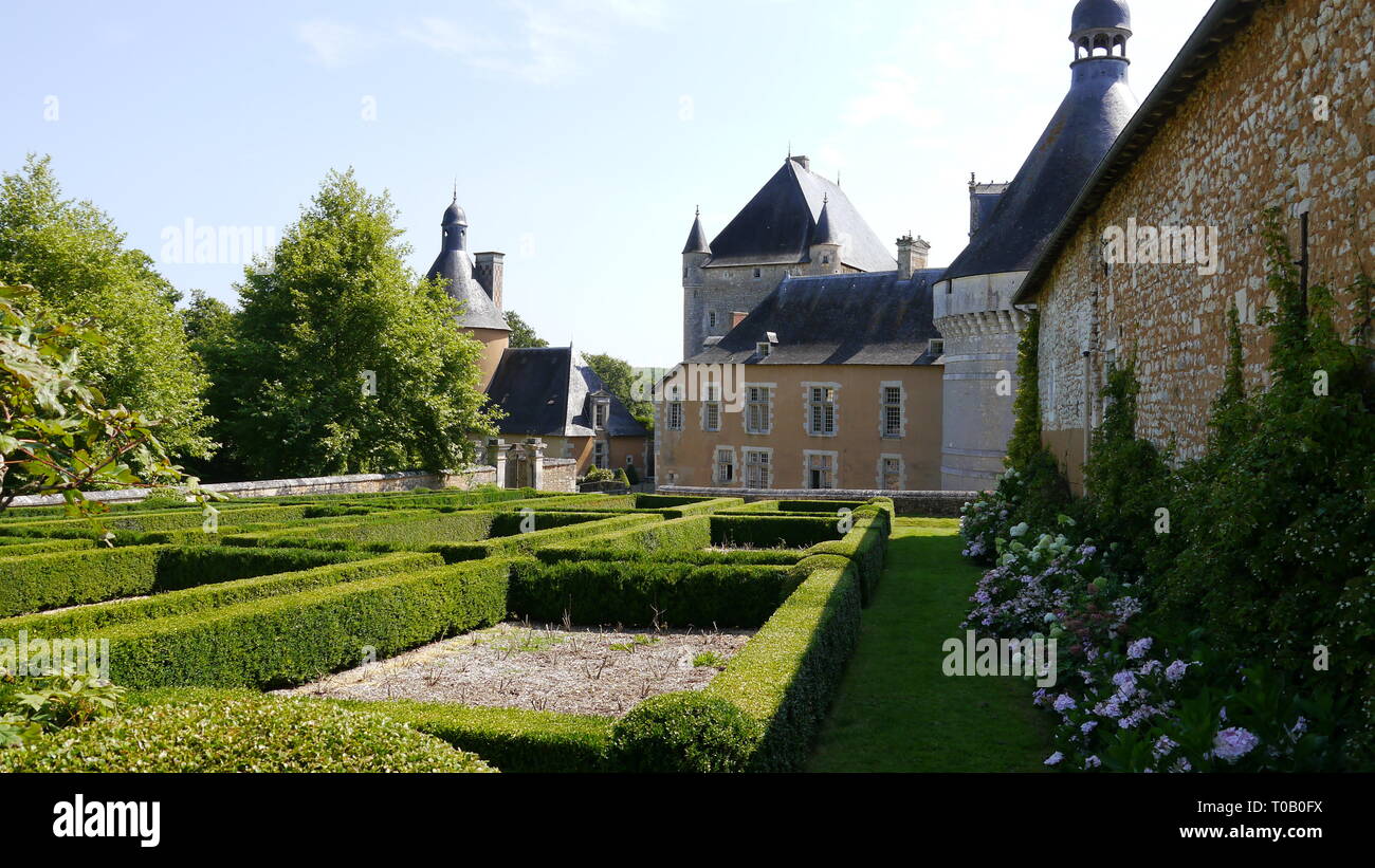 Chateau de Touffou, Bonnes, France Stock Photo - Alamy