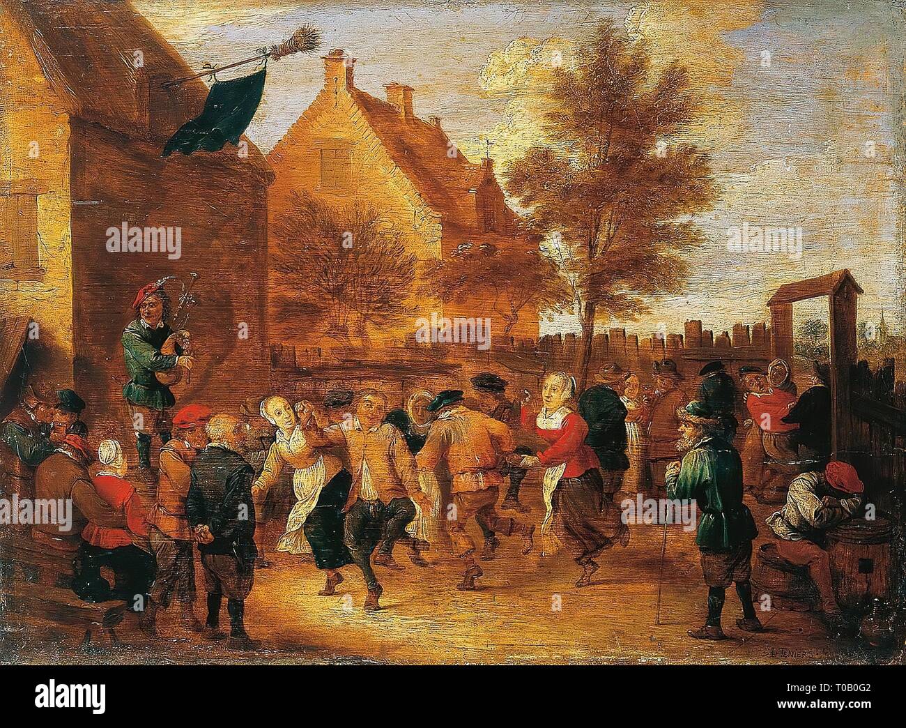 'Rural Feast'. Flanders, First half of the 1660s. Dimensions: 27,5x37 ...