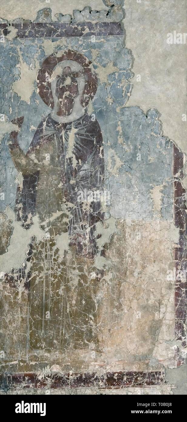 'Holy Martyr'. Russia, Pskov, Late 14th century. Dimensions: 199,0x99,0 ...