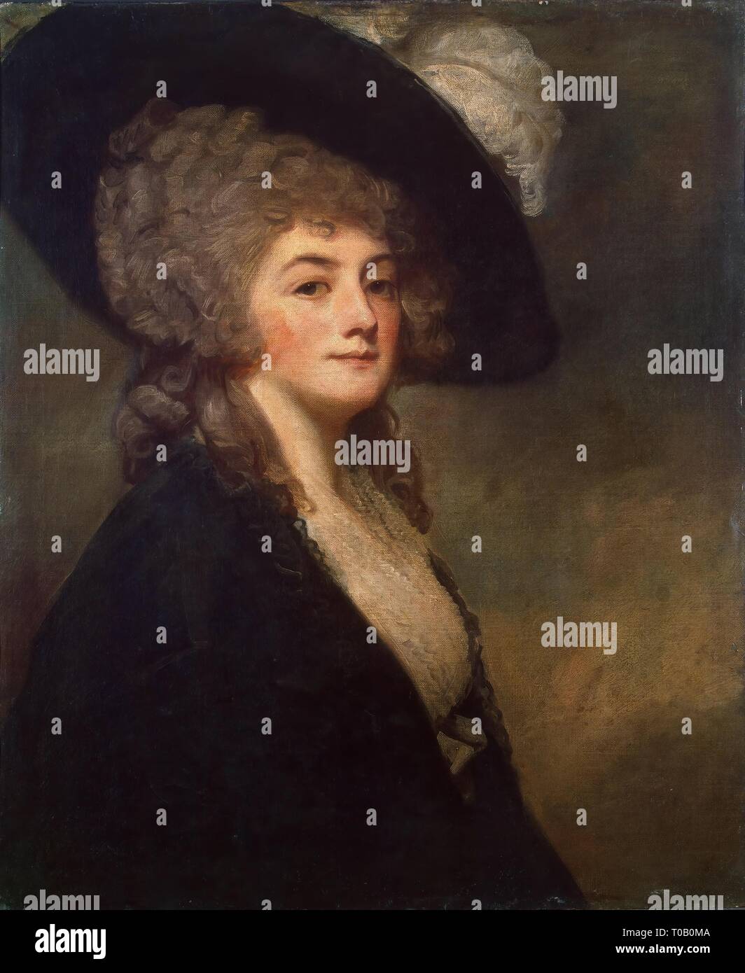 'Portrait of Mrs Harrit Greer'. Great Britain, Late 1780s. Dimensions ...
