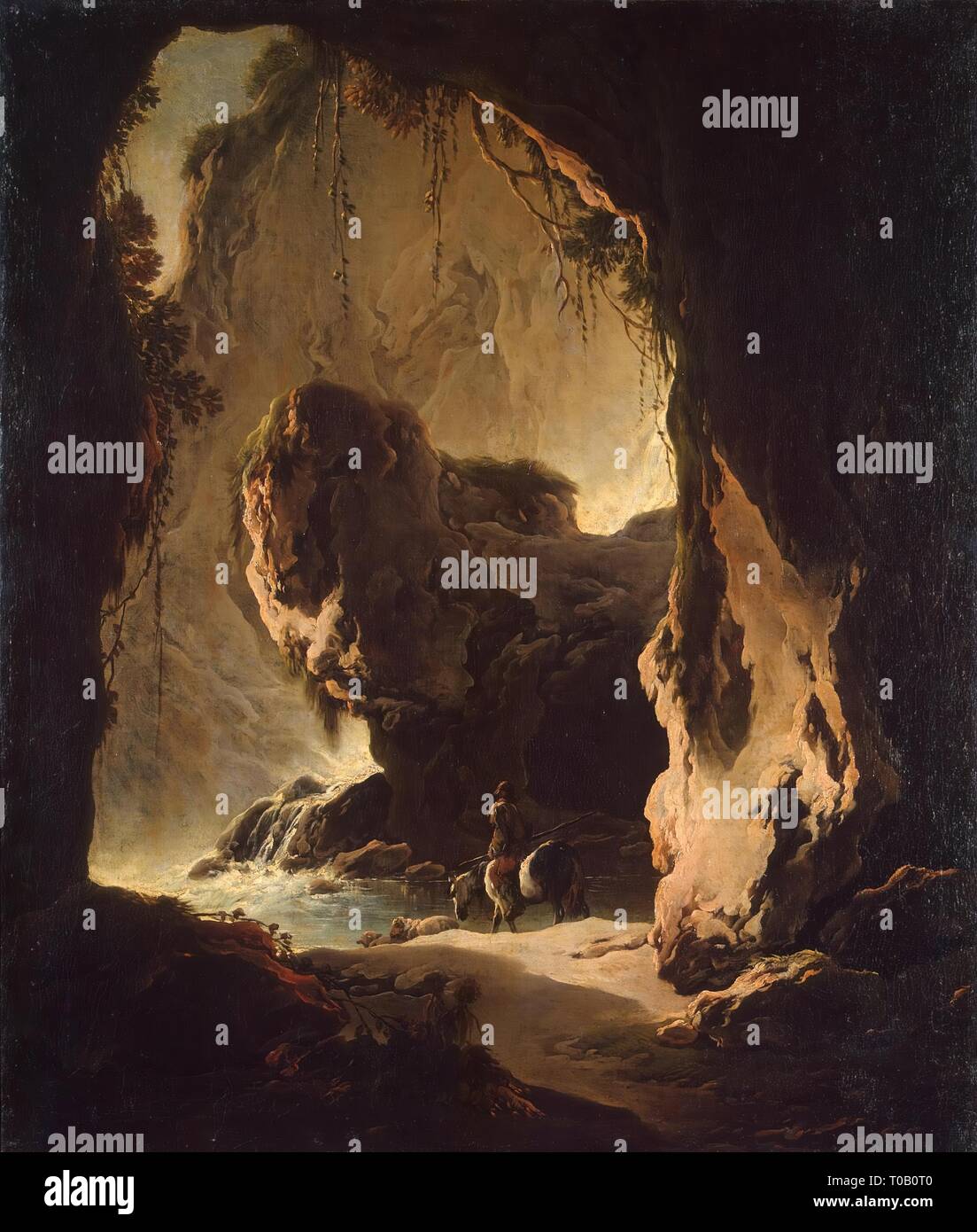 'Landscape with a Grotto'. Germany, Second half of the 17th - early ...